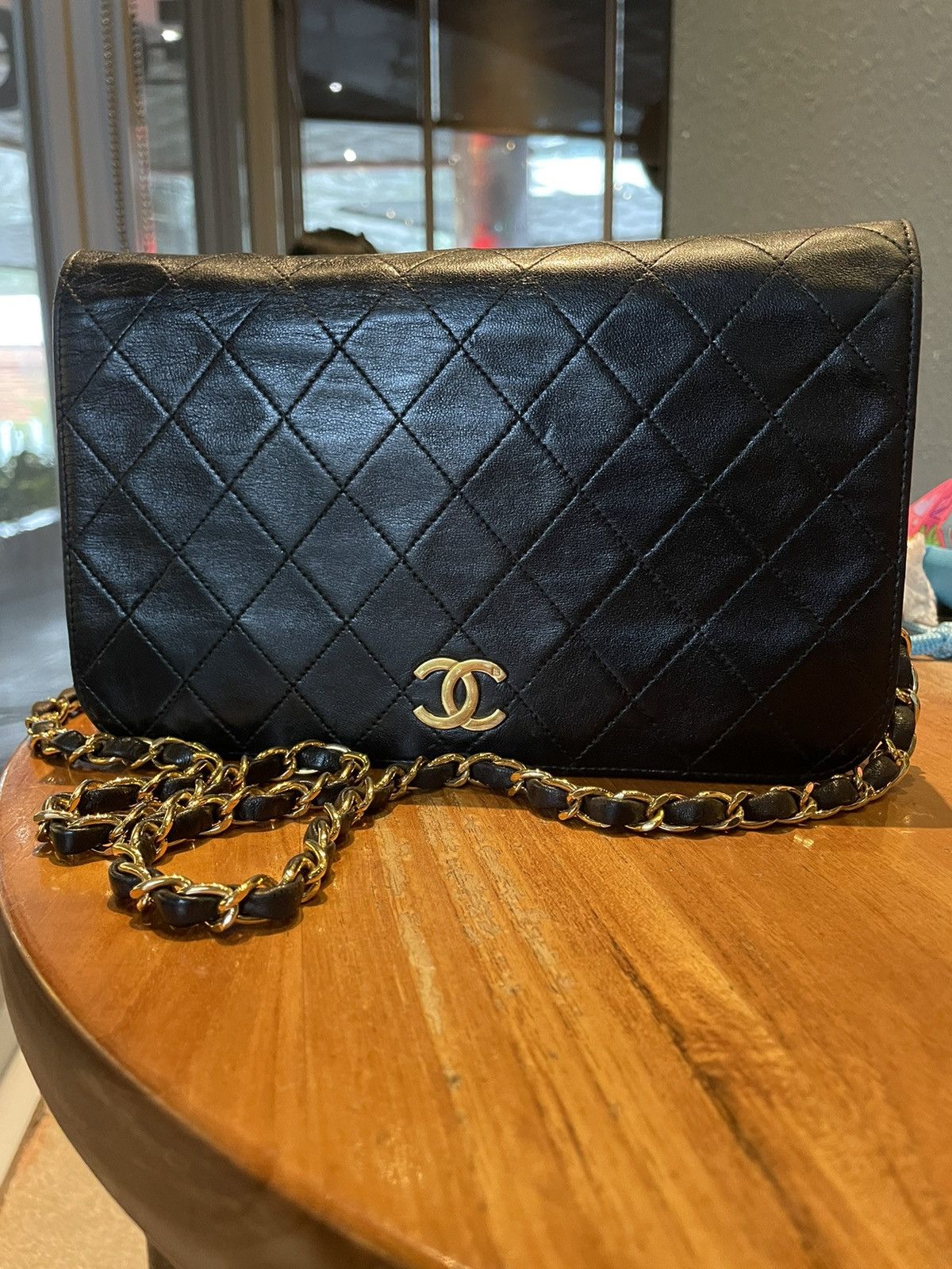Chanel CHANEL Vintage Full Flap Push Lock Shoulder Bag | Grailed