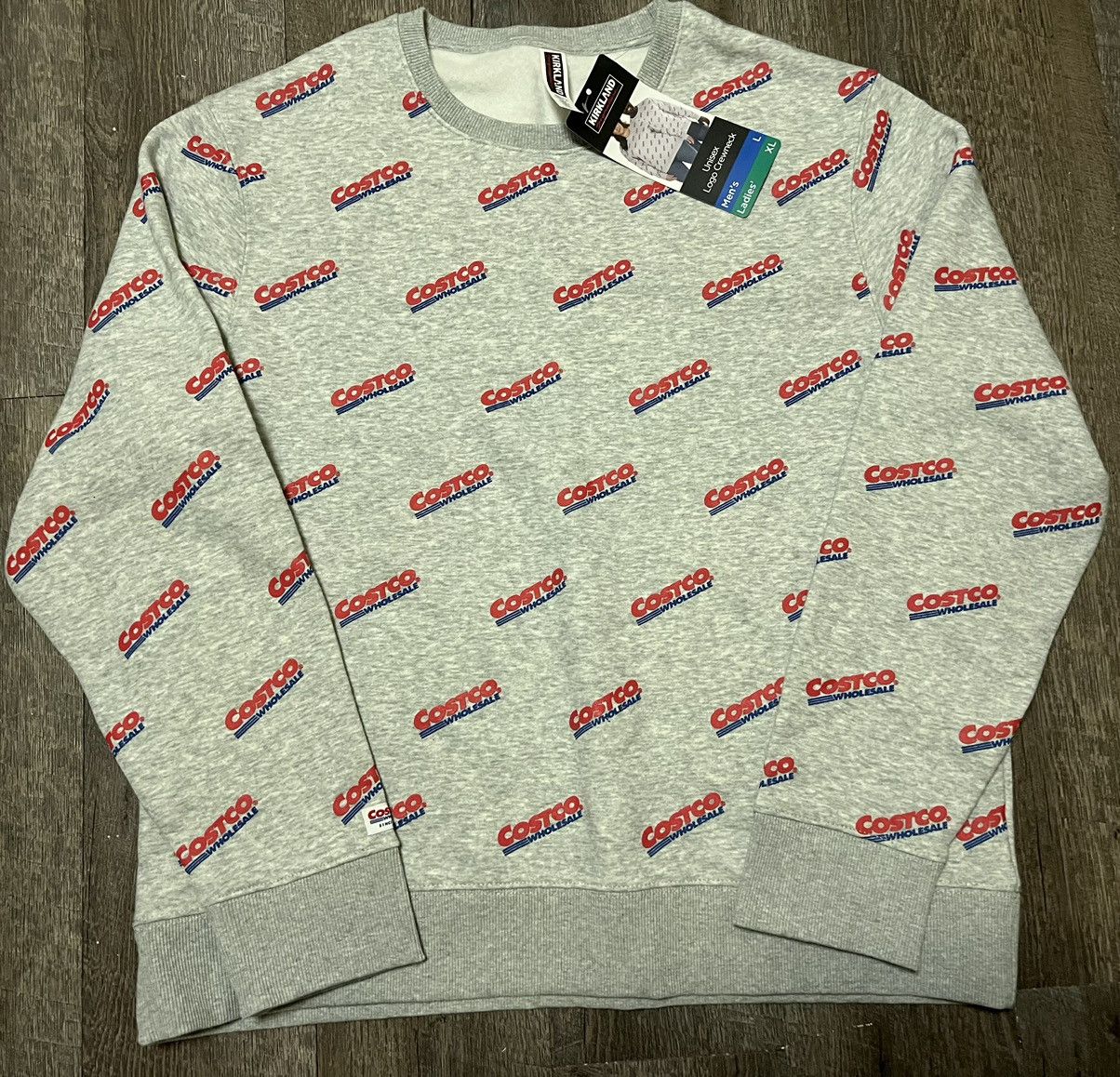 Kirkland Signature Limited Costco Kirkland Signature Logo Crewneck ...