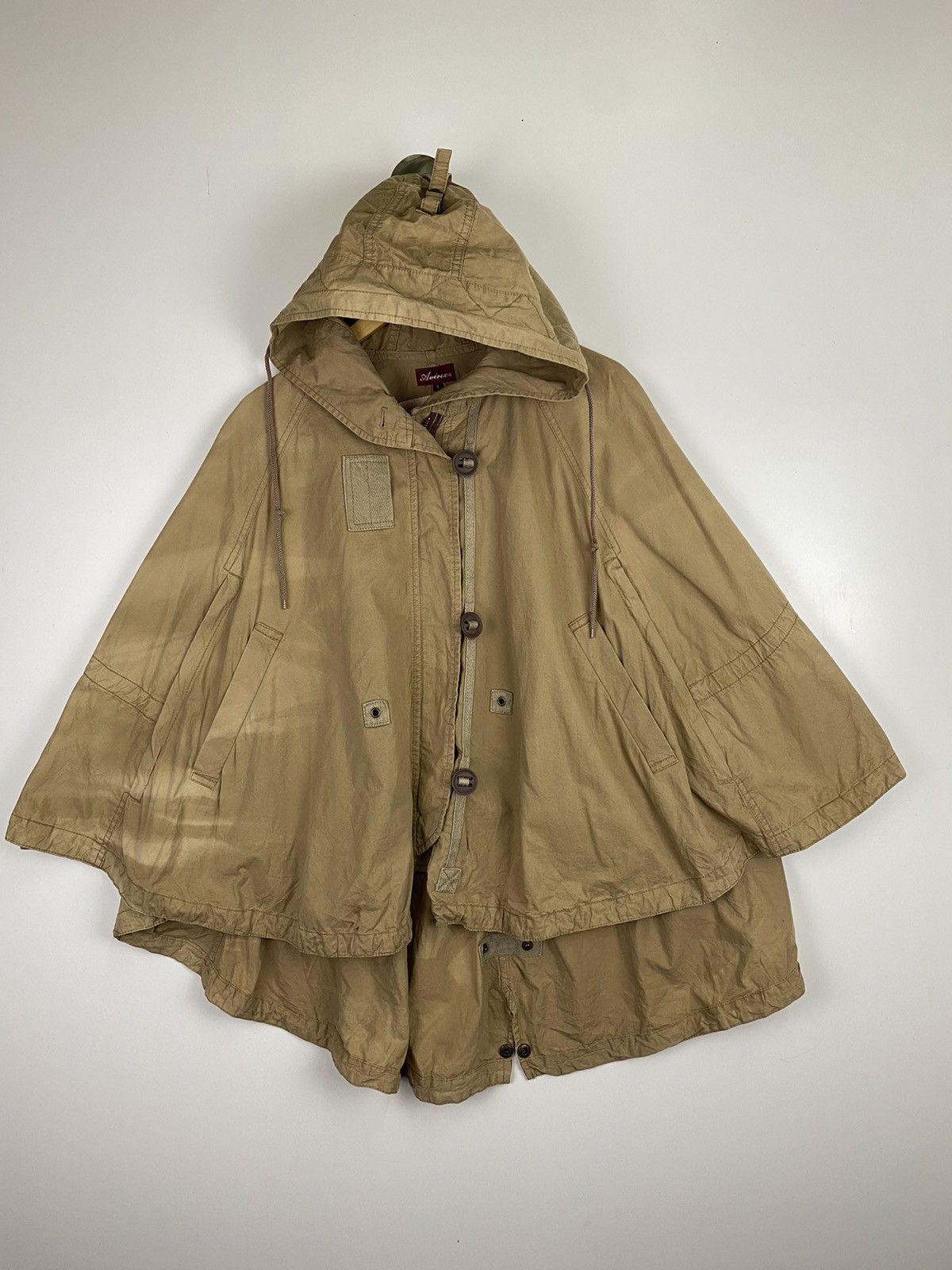 Avirex × Vintage ️Vintage Coveralls Utility Military Pancho Jacket ...