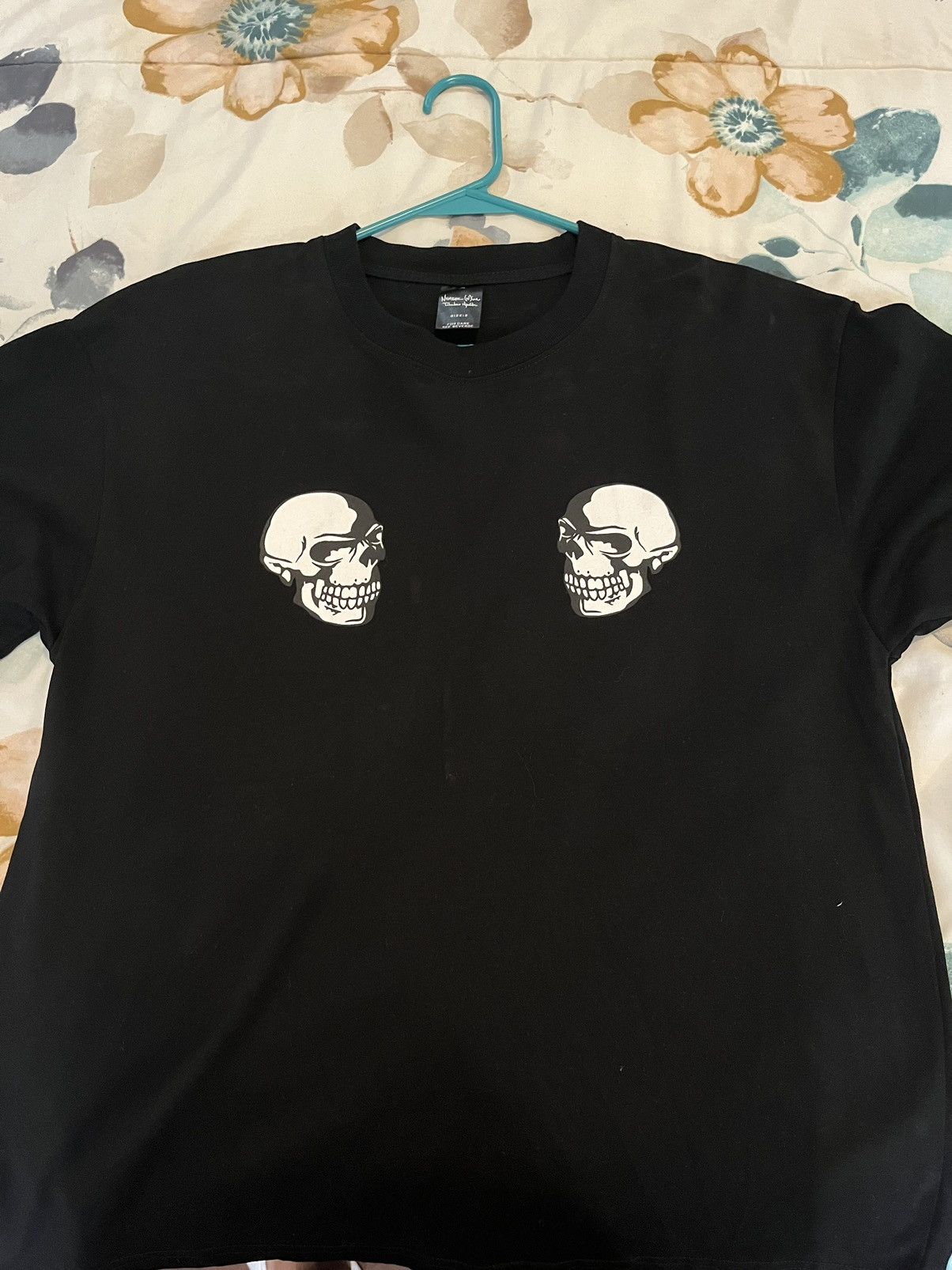 Vintage Number Nine Double skull tshirt | Grailed