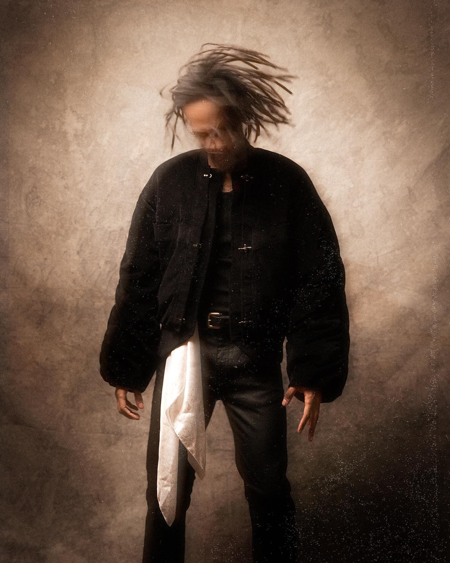 Designer Unvain Studios Velour Bomber Jacket with Sleeve Detailing | Grailed