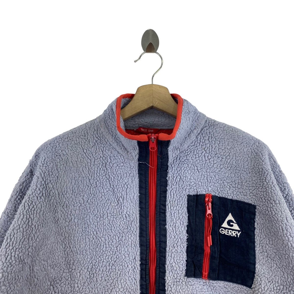 Other GERRY Outdoors Deep Pile Sherpa Grey Bomber Jacket | Grailed