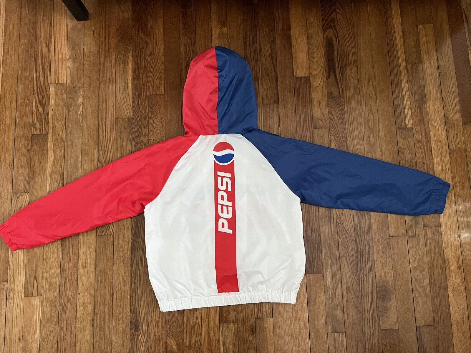 Pepsi Pepsi Cola Wind Breaker Jacket Zip Up Retro Logo Spell Out | Grailed