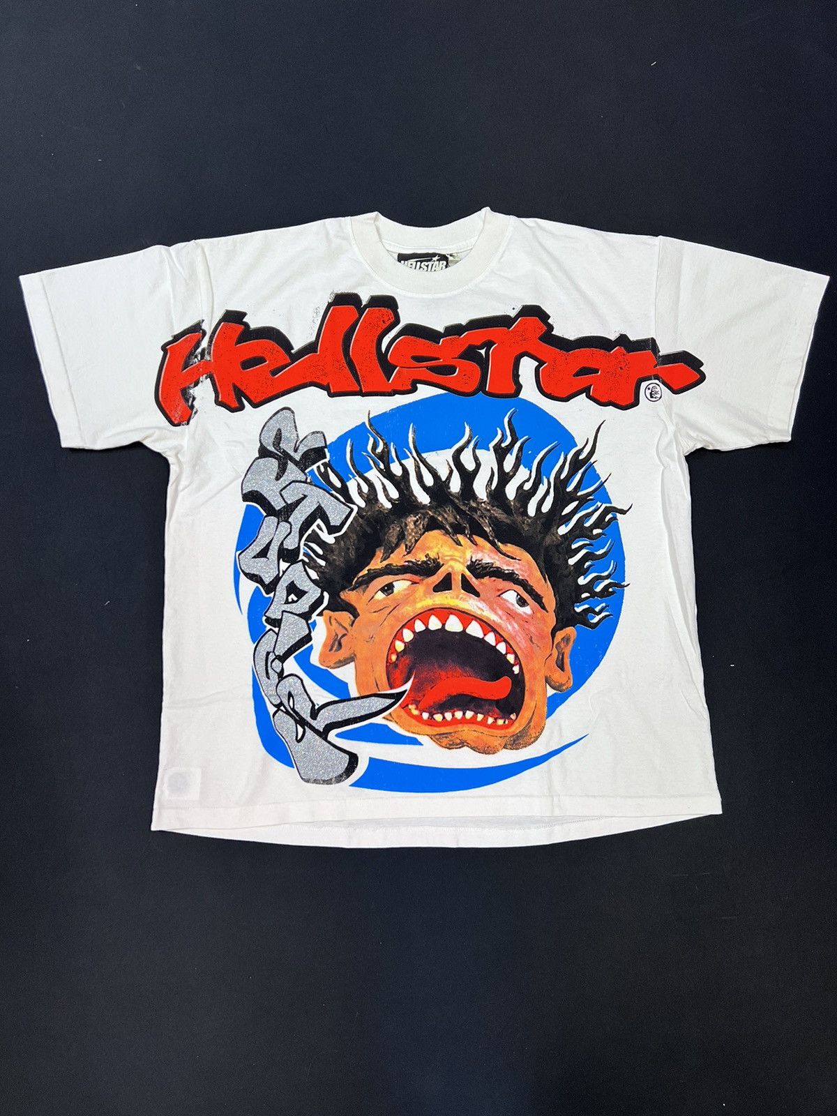 HELLSTAR Hellstar Studios Screaming Kid White T-Shirt | Grailed