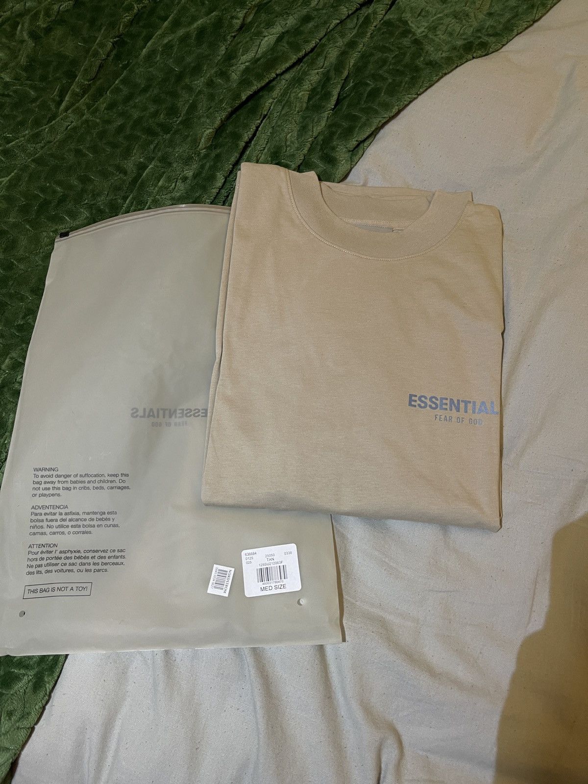 Essentials × Fear of God Essentials Fear of God Reflective short sleeve ...