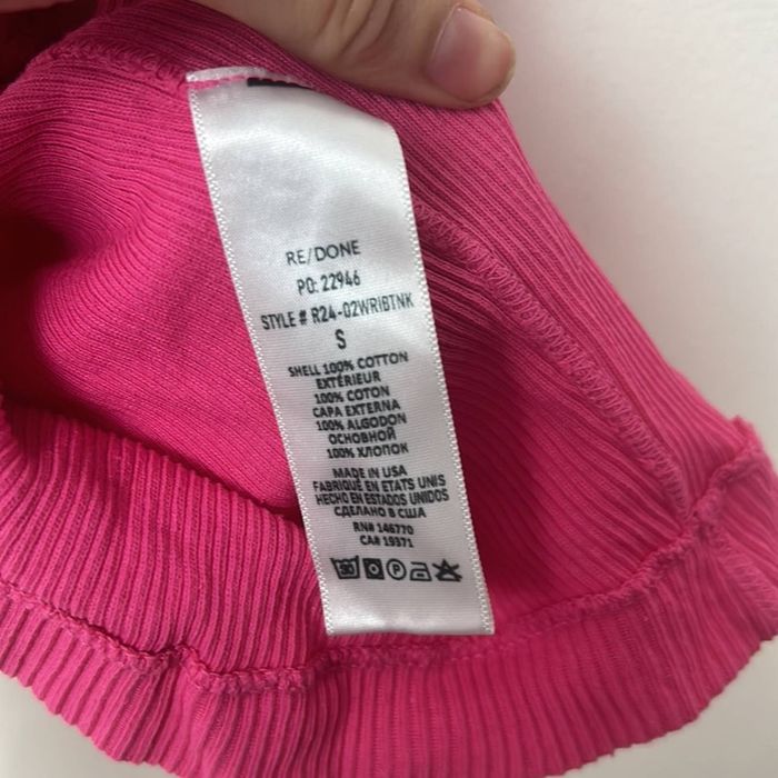 RE/DONE Redone x Hanes Ribbed Tank | Grailed