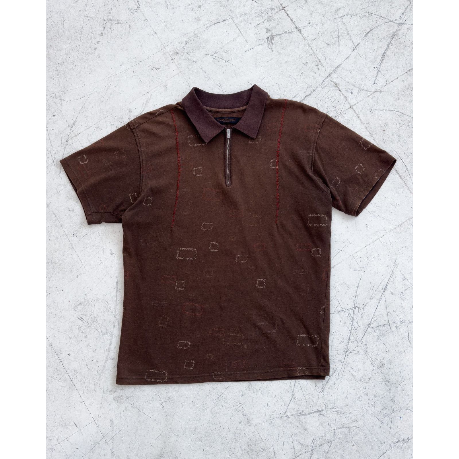 Undercover SS03 SCAB Quarter-zip Polo | Grailed