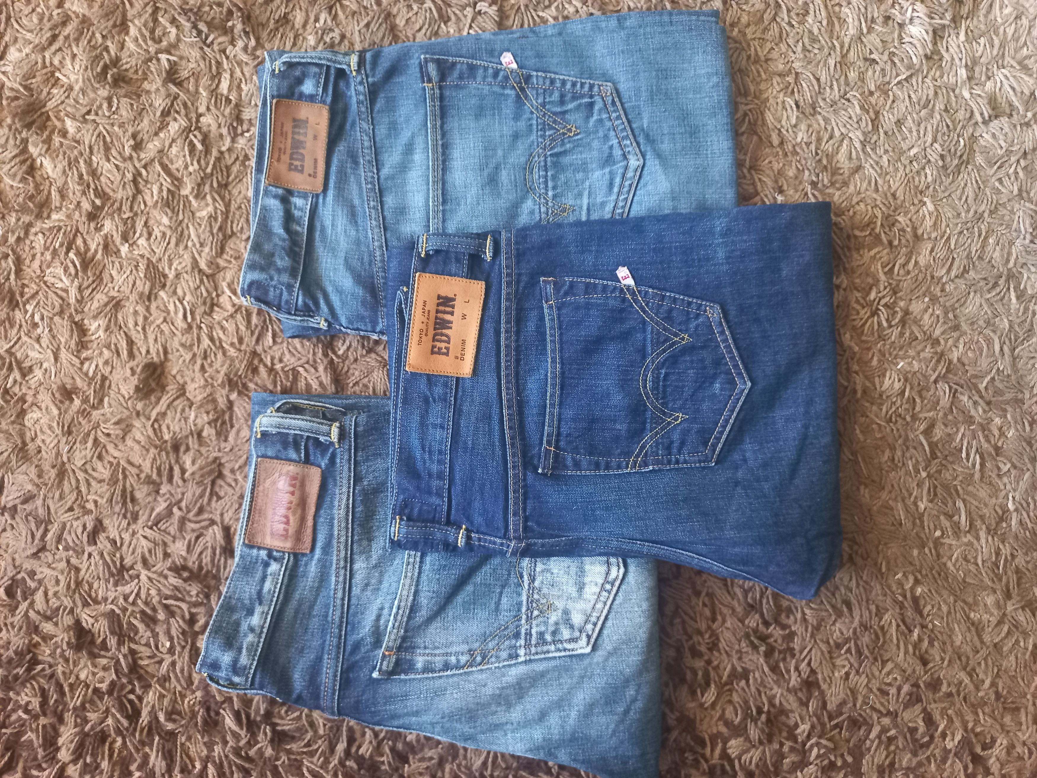 Edwin Edwin ED-39 selvage japanese denim wide leg jeans | Grailed