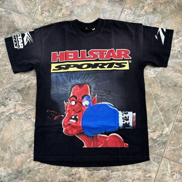 Streetwear Hellstar knock out t shirt | Grailed