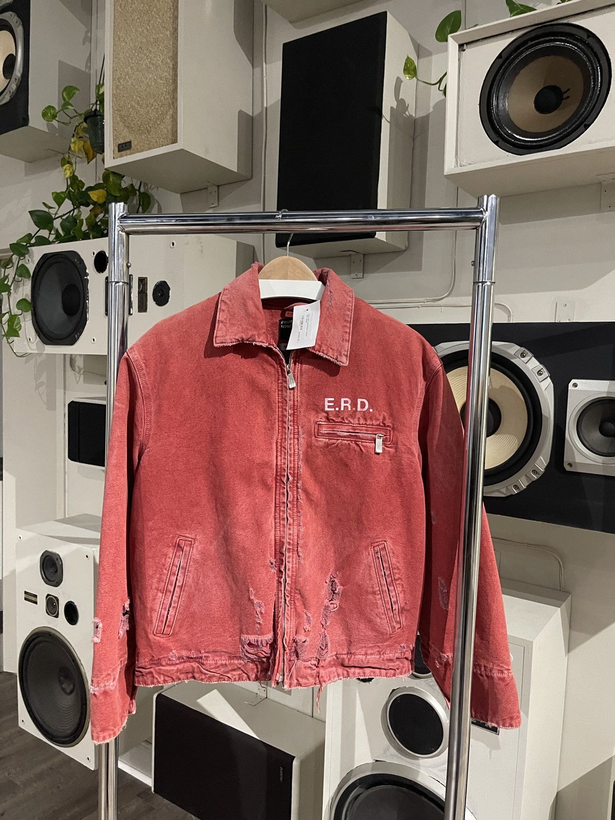 Enfants Riches Deprimes ERD Enfant Red Distressed Jacket Size Small ...