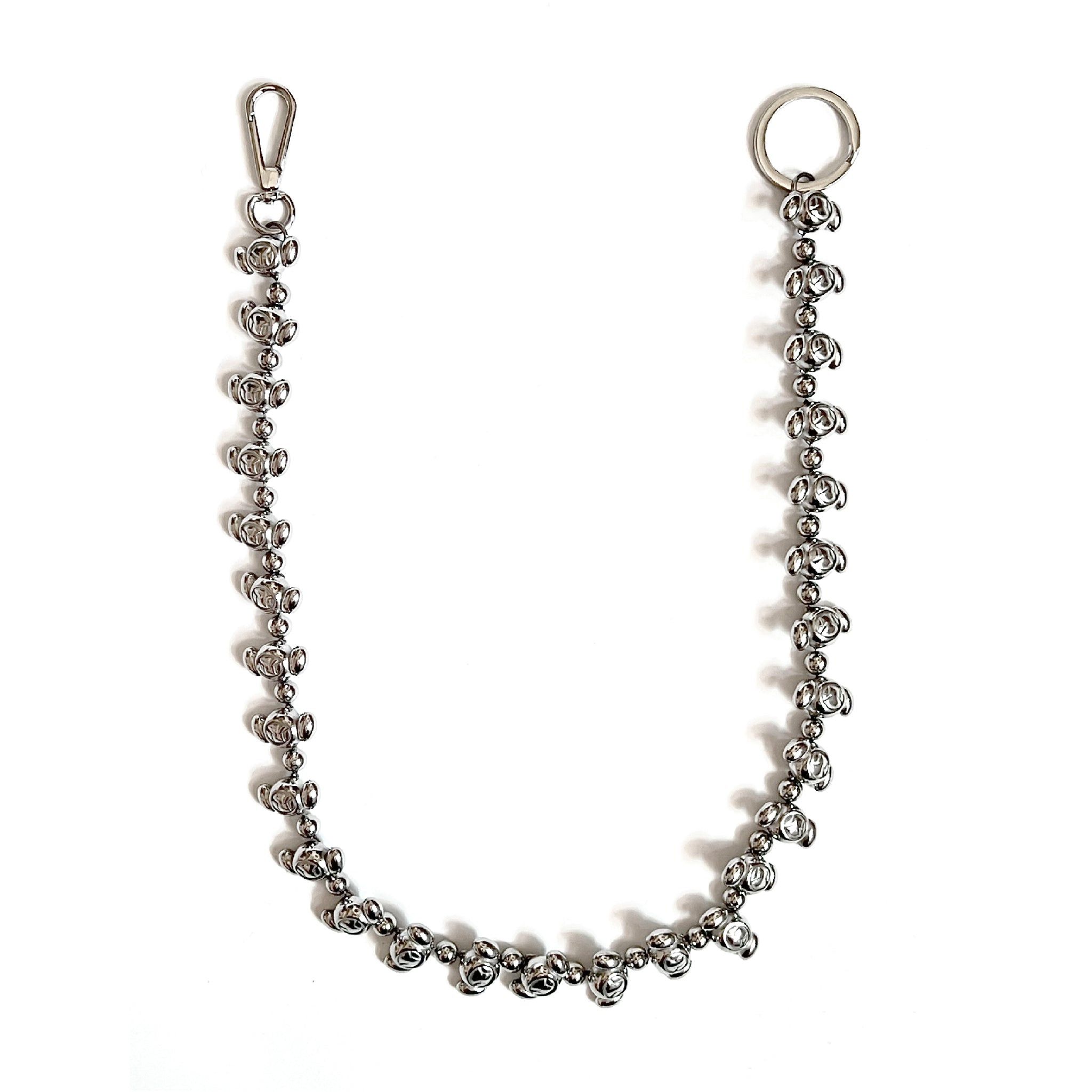 Stray Rats HAPPY99 Tilt Head Silver Wallet Chain | Grailed