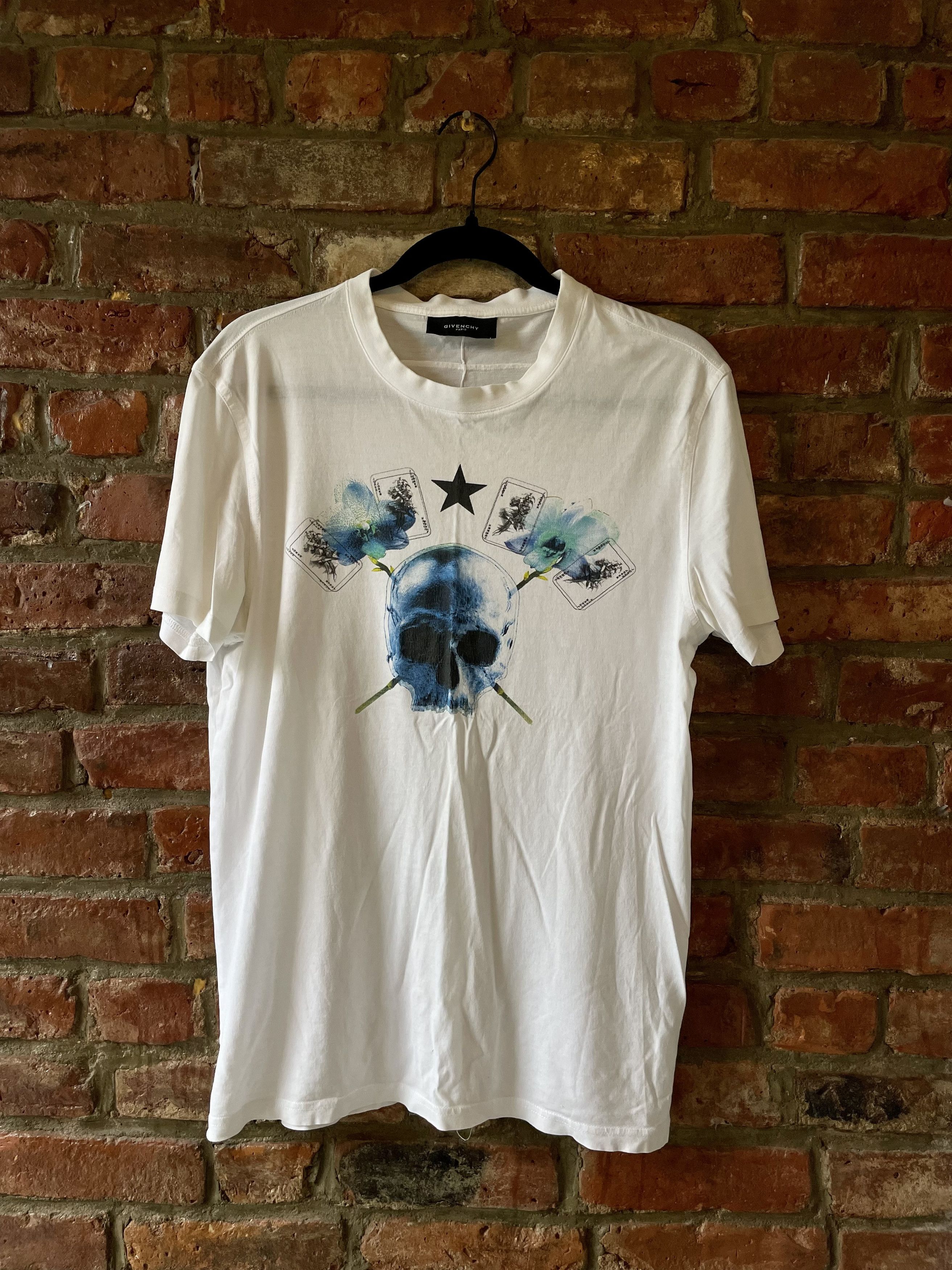 Givenchy 3D Skull & Cards T-Shirt | Grailed