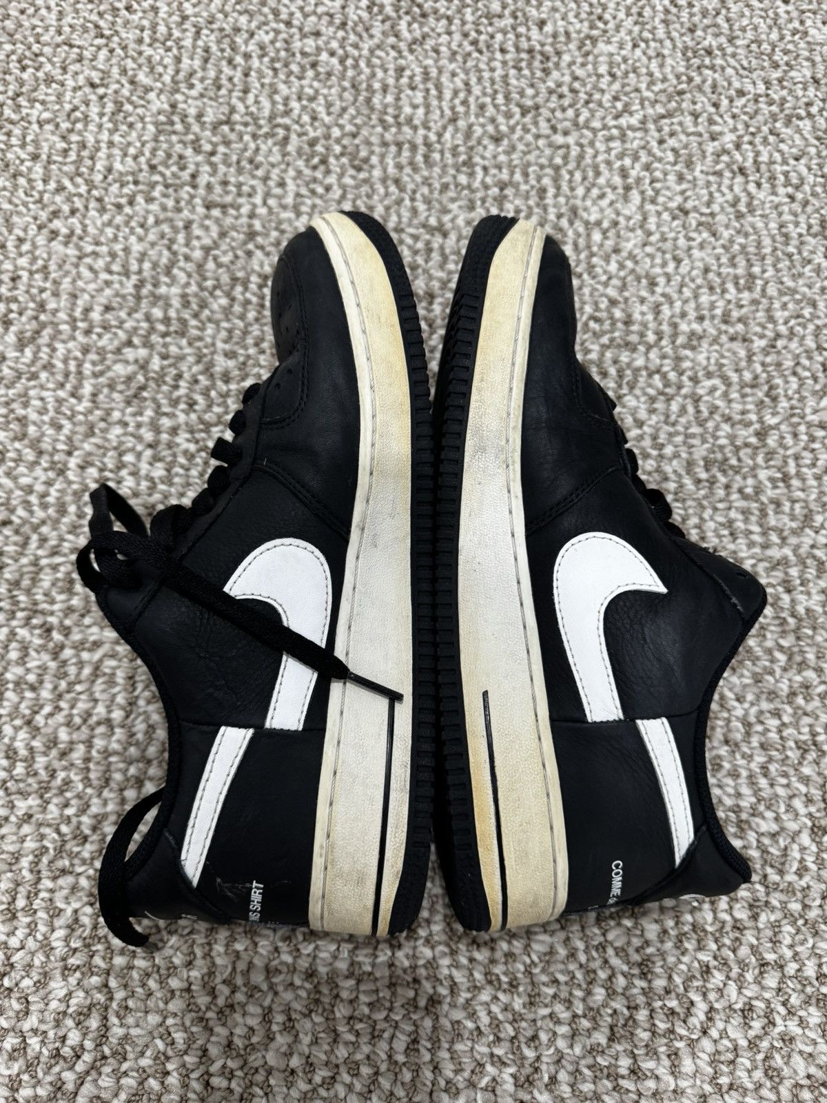 Nike × Supreme Supreme Nike CDG air forces black | Grailed