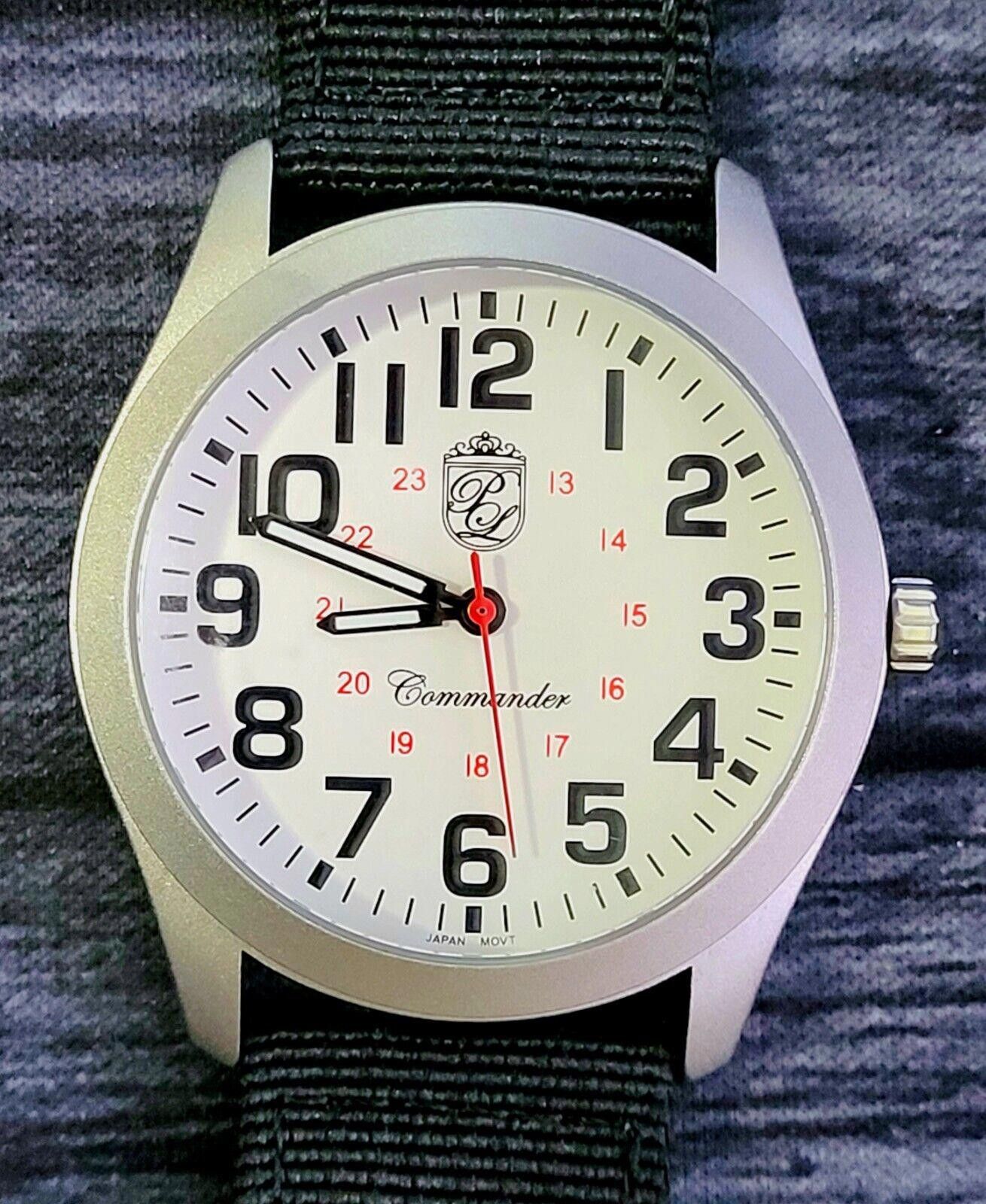 Designer Pierre Lucerne Commander WW2 Aviator Navy USMC Field Watch ...