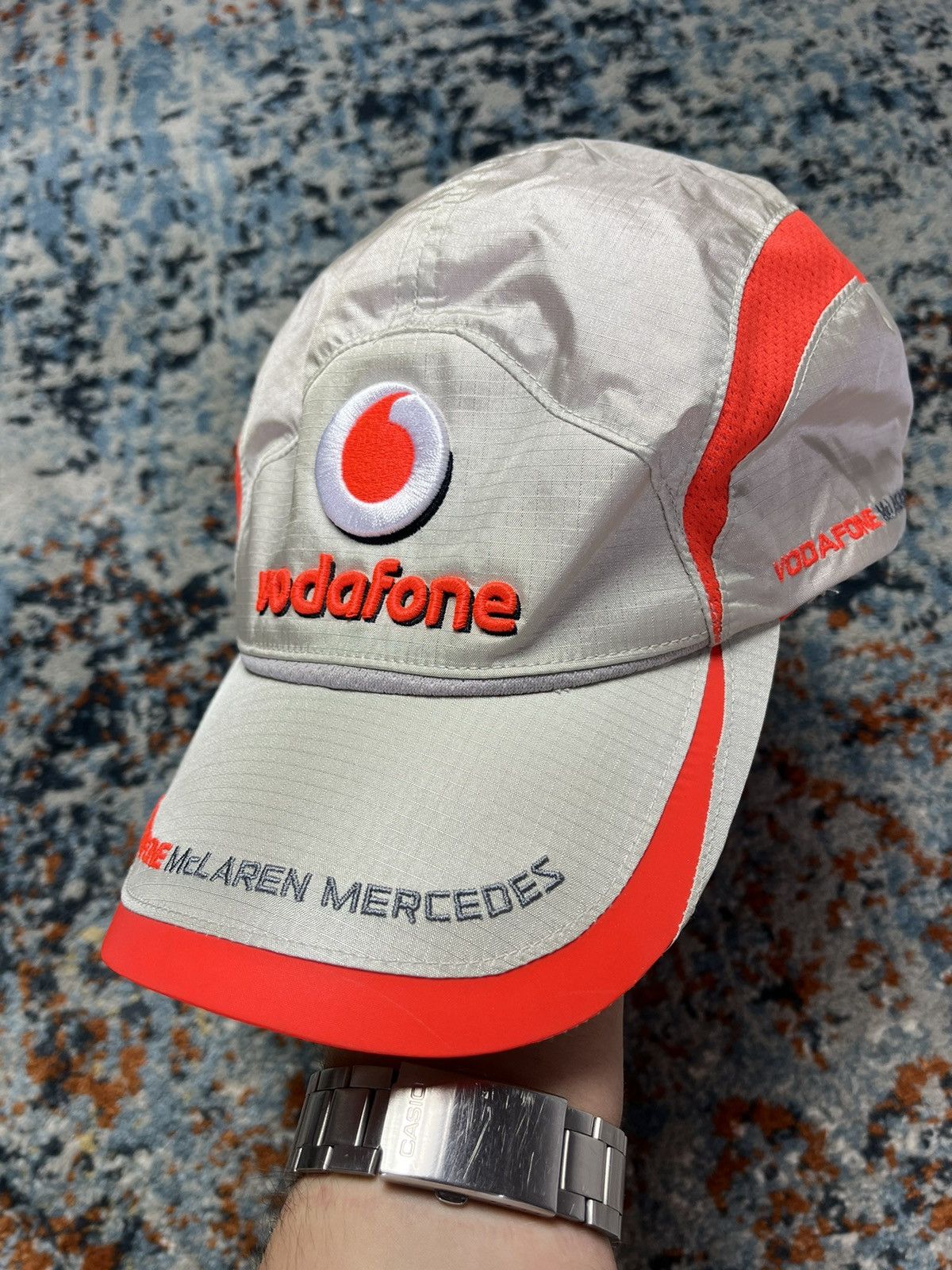 Mercedes Benz Vintage 00s Vodafone McLaren Mercedes F1 racing team hat ...