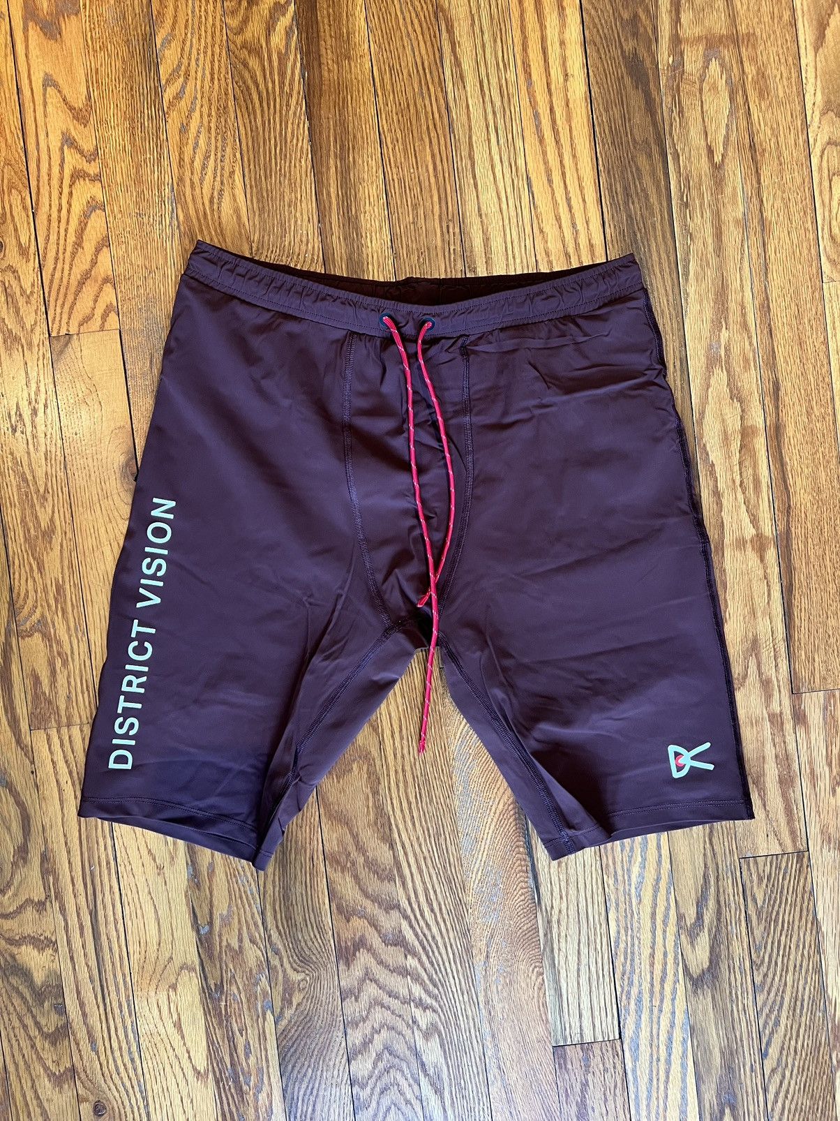 District Vision District Vision 9in Half-Tights Maroon Large | Grailed