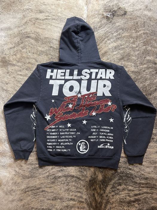 HELLSTAR Hellstar Tour Record Hoodie | Grailed