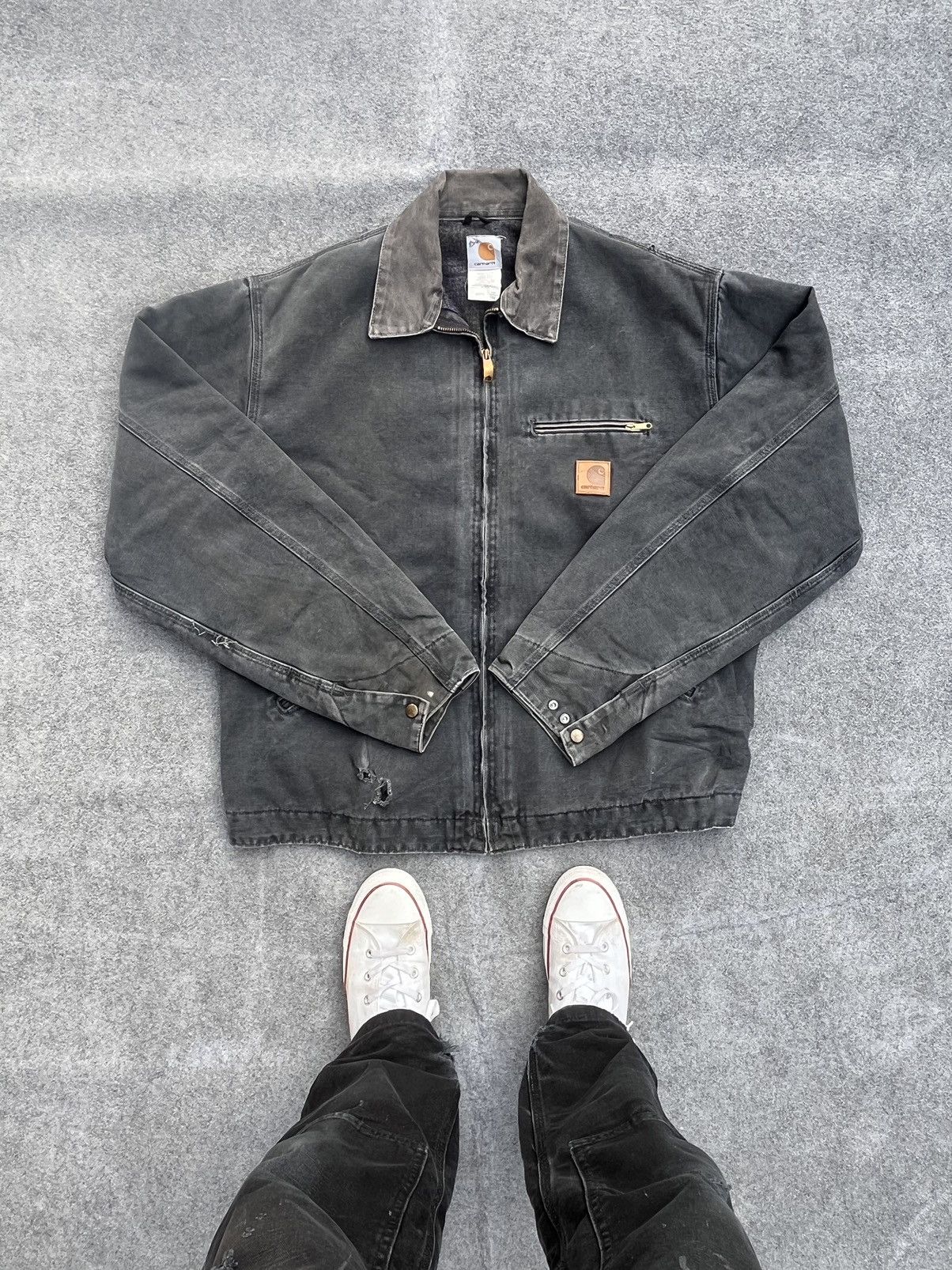 Carhartt × Streetwear × Vintage CARHATT J97 PTL DETROIT JACKET | Grailed