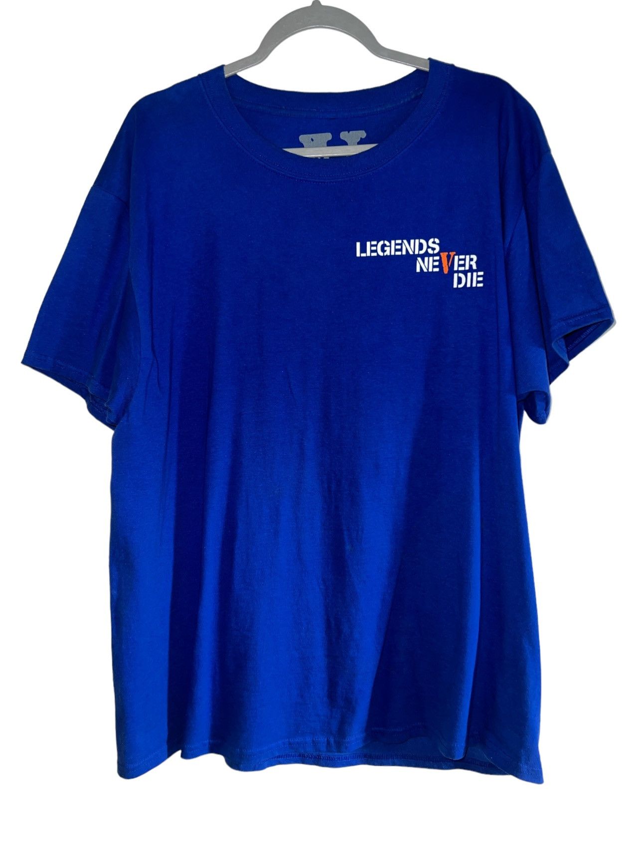 Vlone Juice WRLD X VLONE 999 Tee in Blue | Grailed