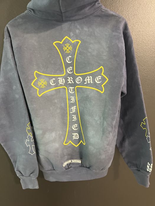 Chrome Hearts Chrome hearts drake clb blue hoodie | Grailed