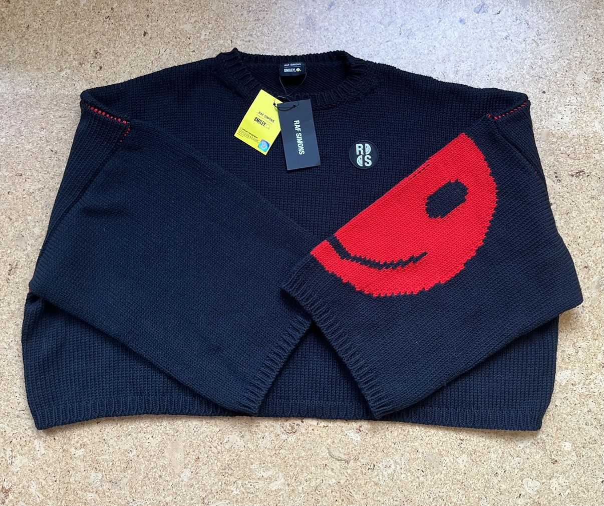 Raf Simons RAF SIMONS SMILEY KNIT | Grailed