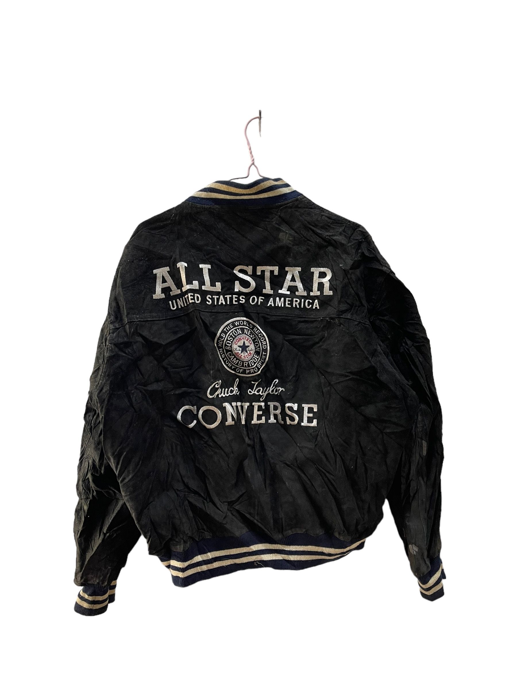Converse Vintage Converse Chuck Taylor Pig Leather Varsity Jacket | Grailed