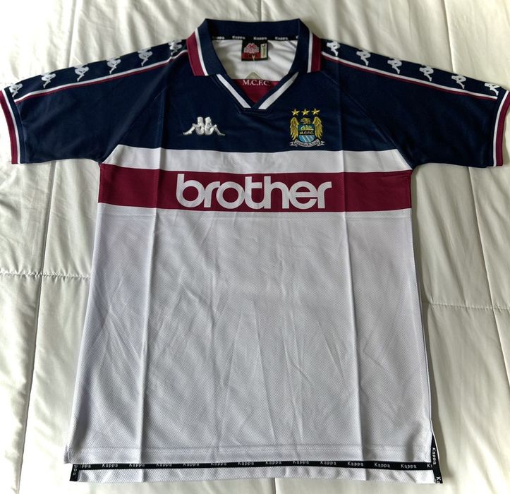 Vintage RETRO MAN CITY 1997-98 AWAY KIT | Grailed