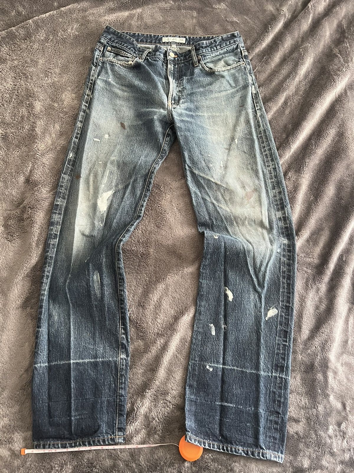 Todd Shelton Selvedge Paint Splatter Denim | Grailed
