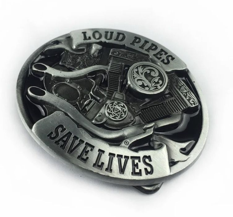 Buckle ' LOUD PIPES ' motor engine belt buckle | Grailed