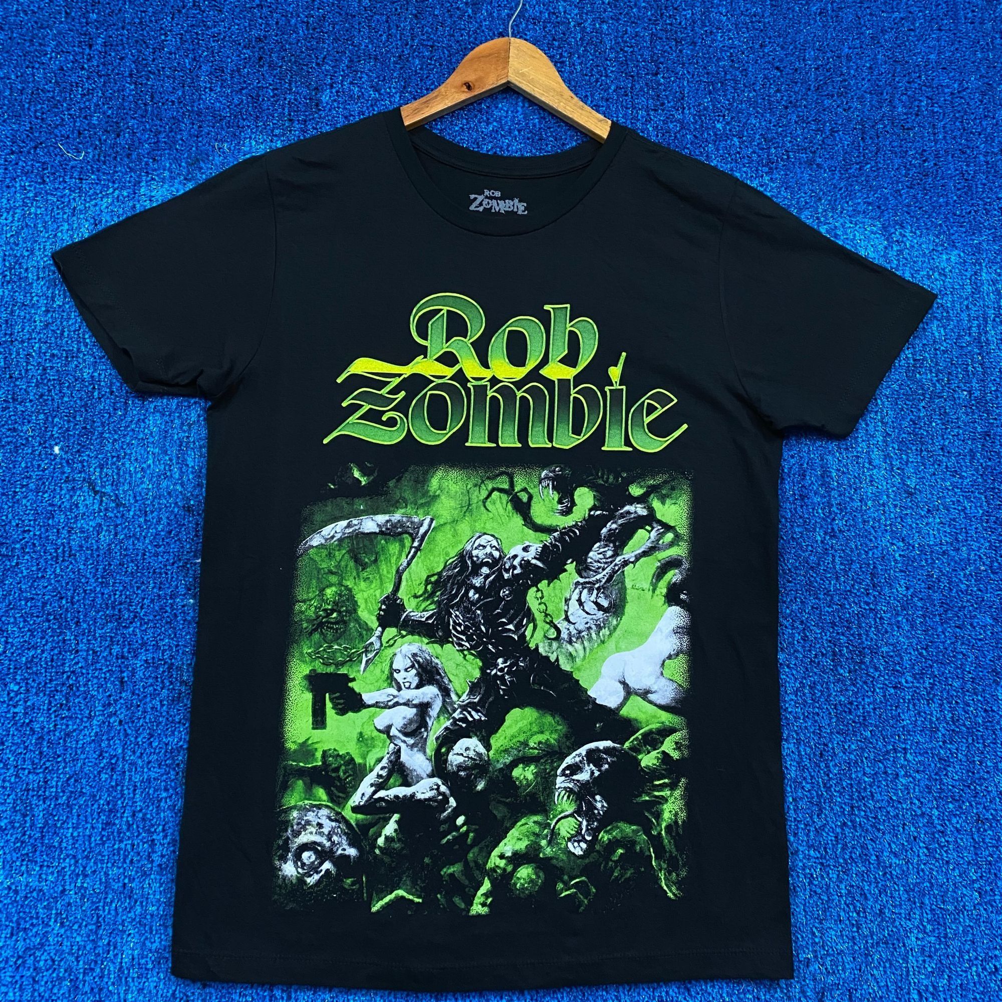 Very Rare Rob Zombie Undead Barbarian Death War Heavy Metal Tee M | Grailed