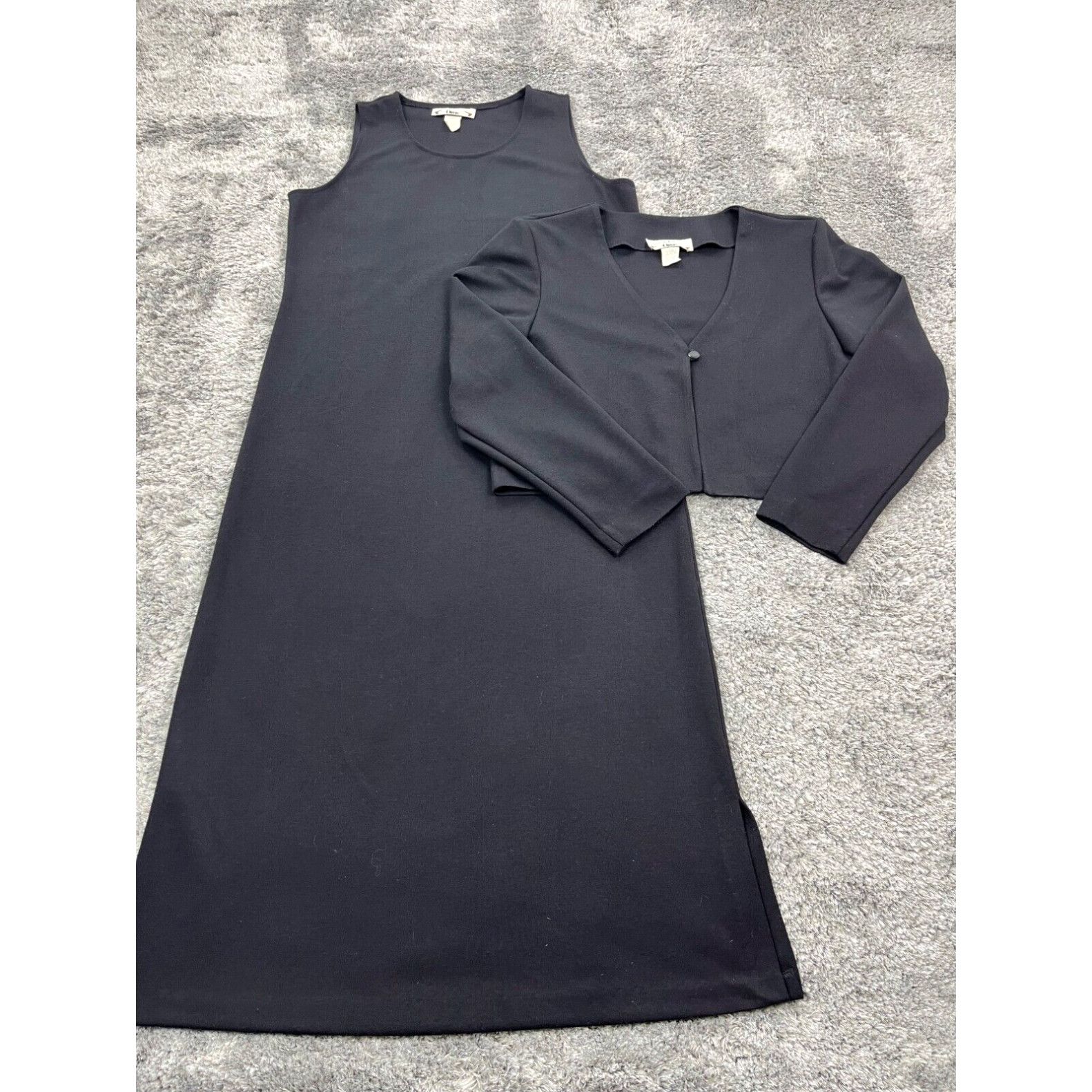 Orvis Vintage Orvis Jacket Dress Set Womans 10 Black Long Maxi Full ...