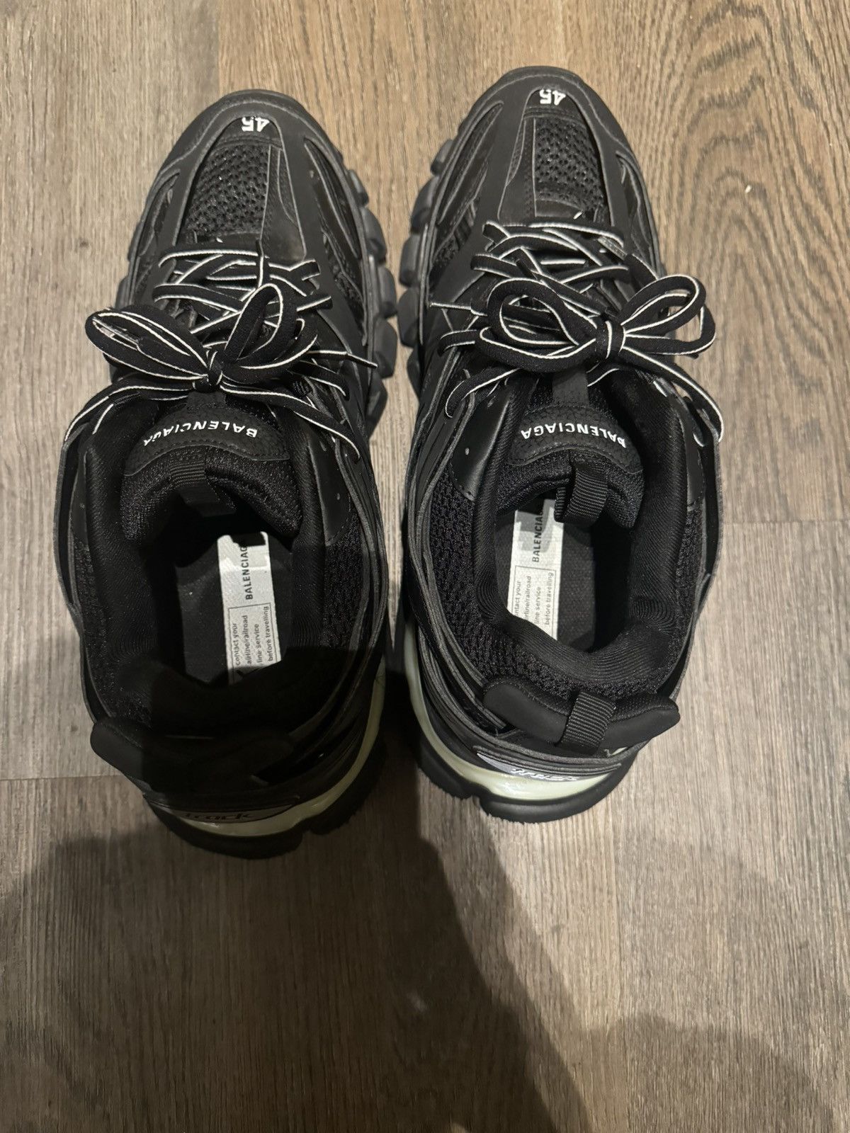 Balenciaga BALENCIAGA Black Track LED Runners | Grailed