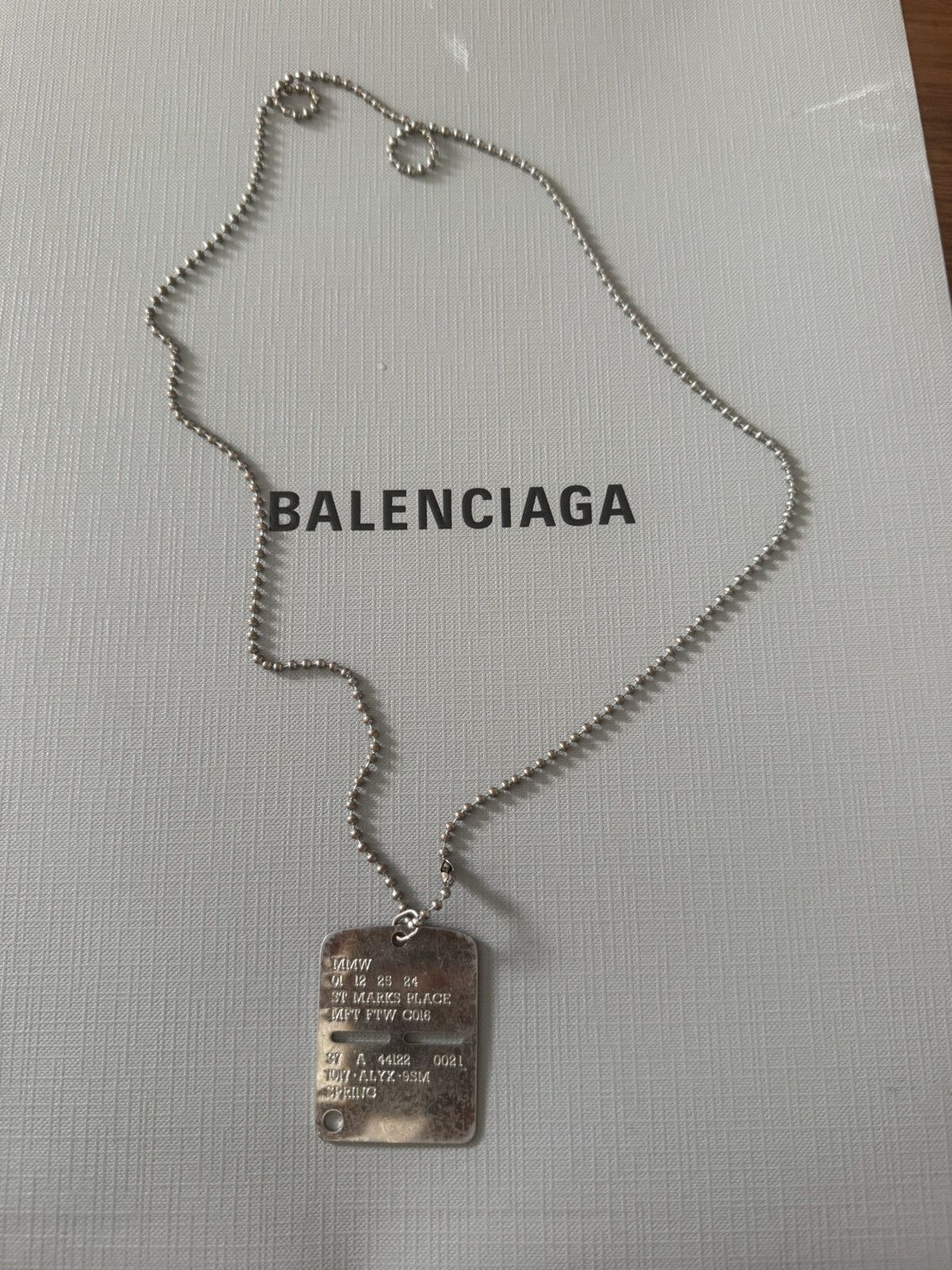 1017 ALYX 9SM Alyx 1017 9SM Military Dog Tag | Grailed
