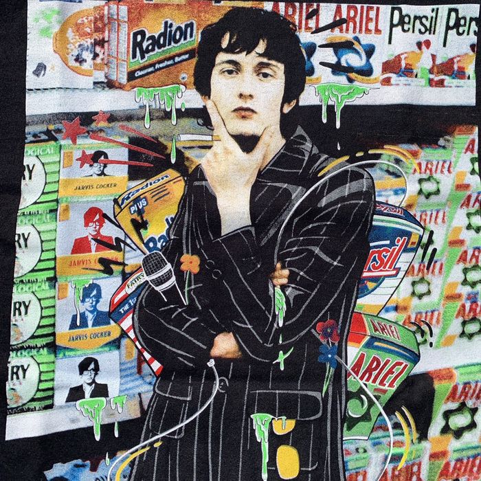 Art FANMADE PULP JARVIS COCKER AT THE SUPERMARKET ART TSHIRT XL | Grailed