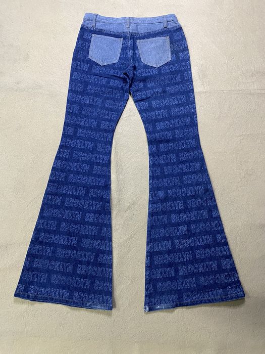 Hysteric Glamour Flared Wide Denim Jeans Inspired Hysteric Glamour ...