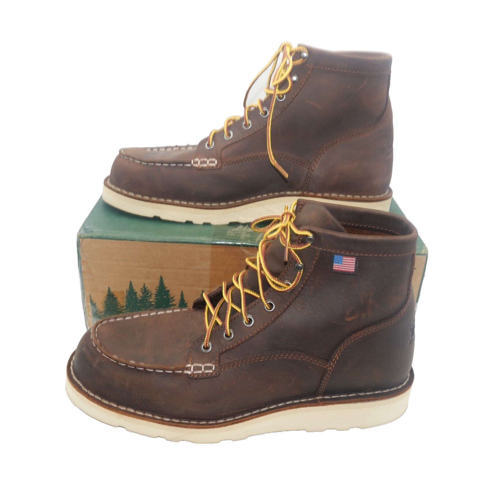 Danner NEW Danner Bull Run Moc Toe Men's 6" Brown Boots Leather | Grailed