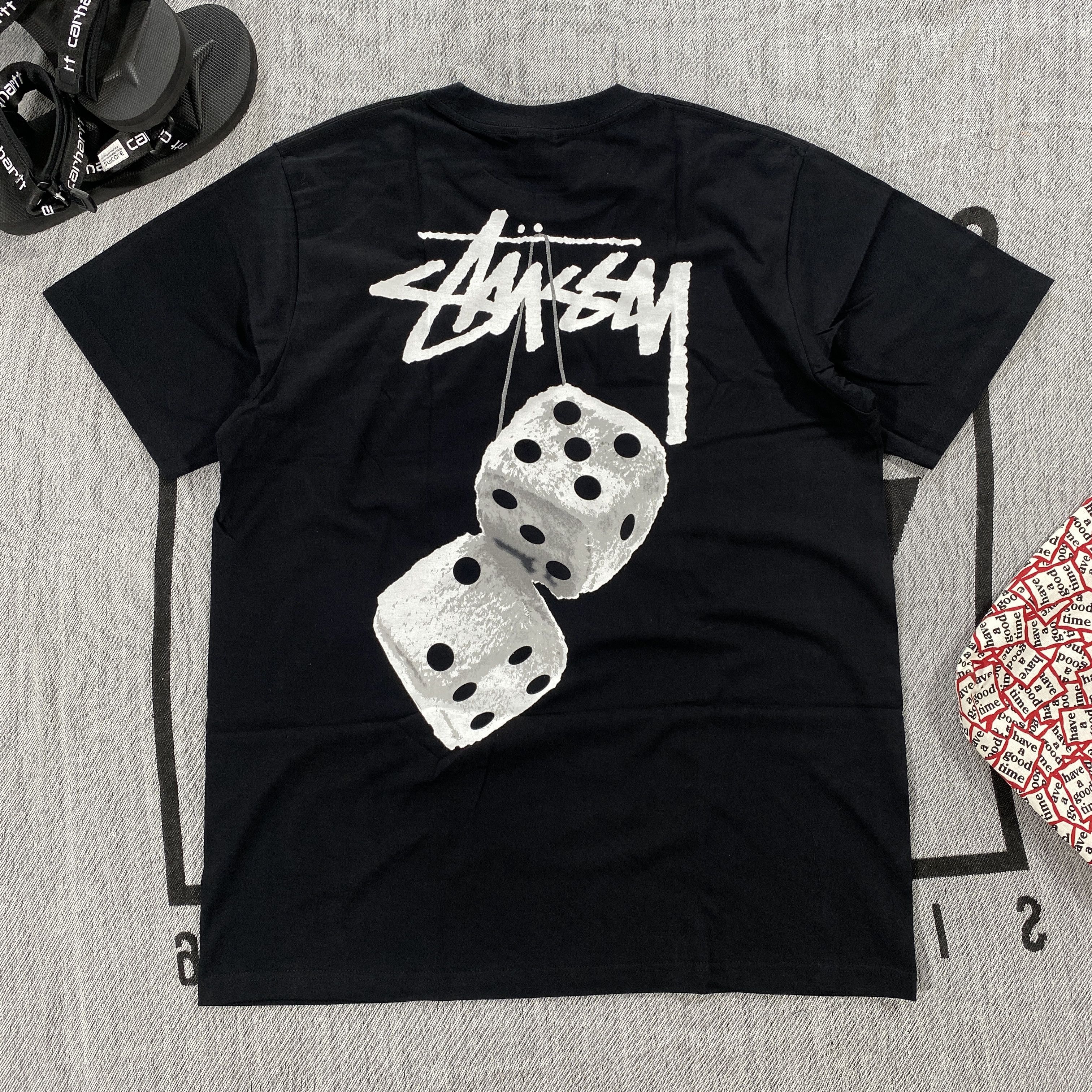 Stussy RARE Stussy 🎲 2 Hanging Dice Tee Large | Grailed