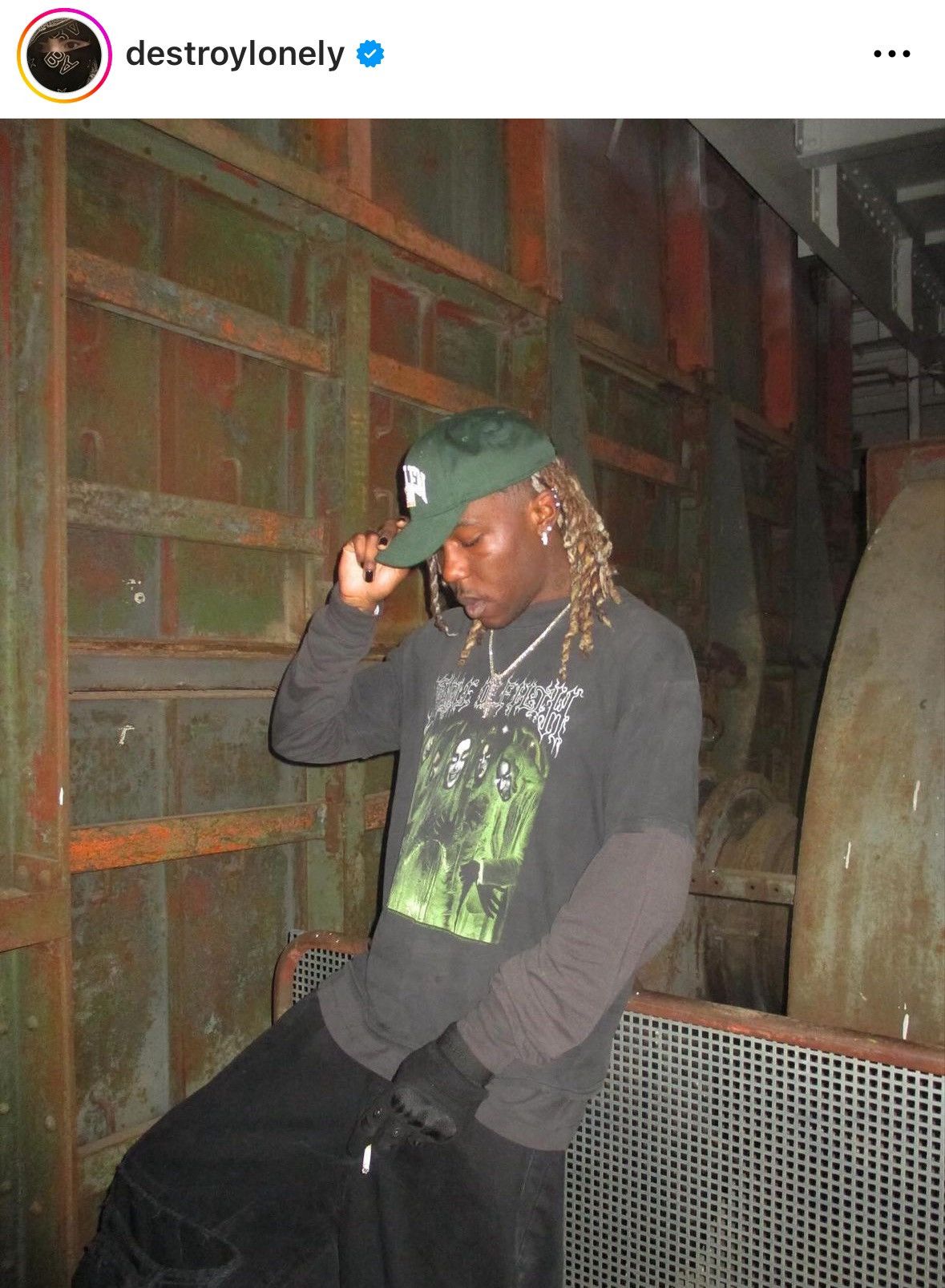 Drain Gang × S4LEM S4LEM Salem USA Flag Hat Green | Grailed
