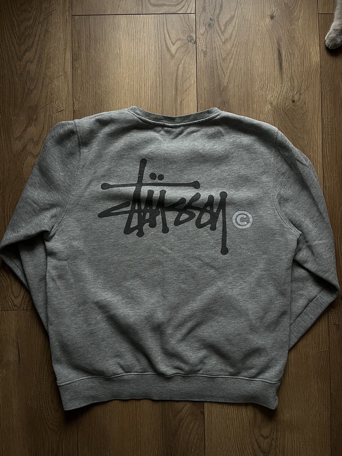 Streetwear × Stussy × Vintage Stussy Made in USA Big Back Print Logo ...