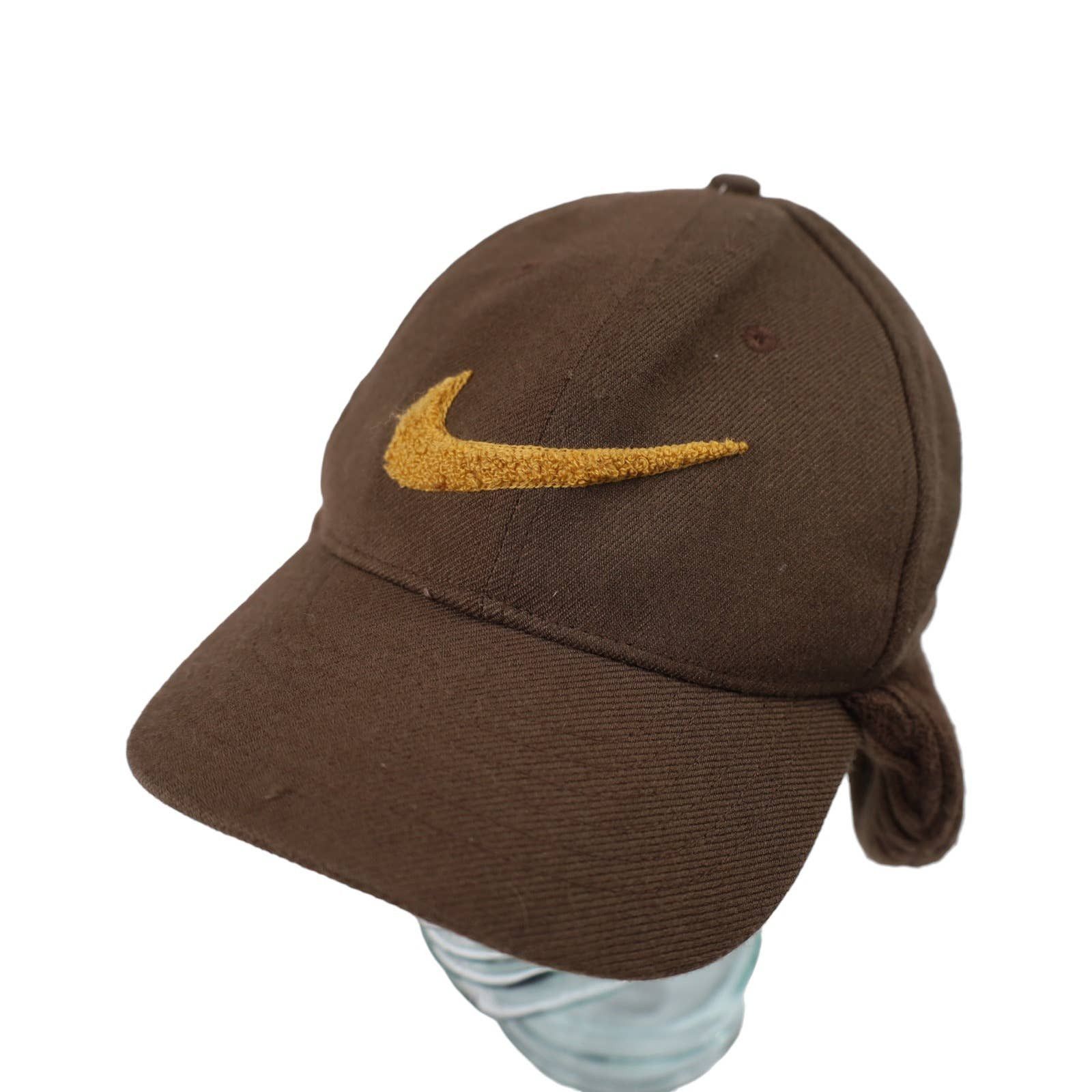 Nike × Vintage Vintage Nike Textured Swoosh Snow Hat | Grailed