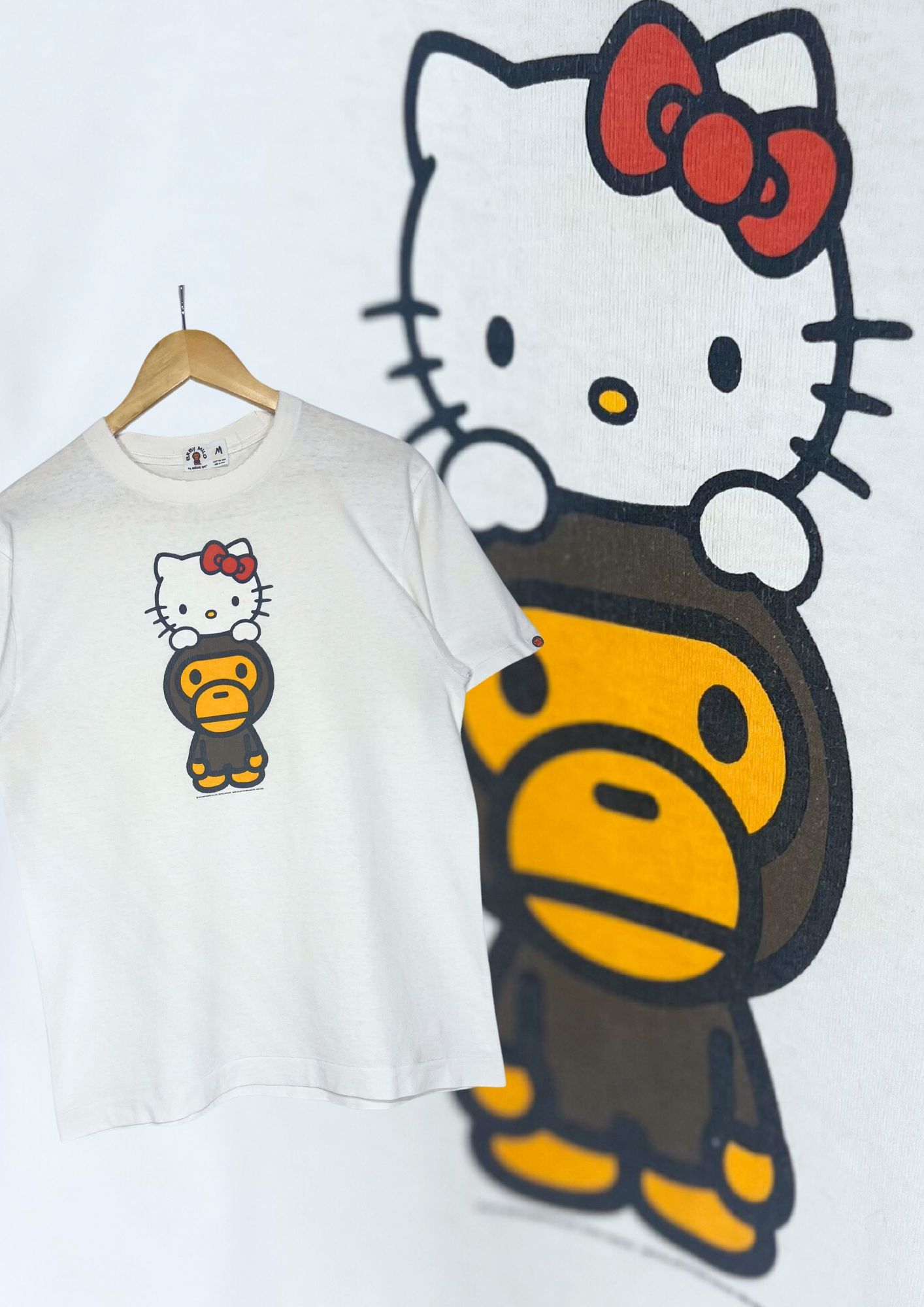 Bape A Bape Ape Baby Milo x Hello Kitty 2006 T-shirt | Grailed