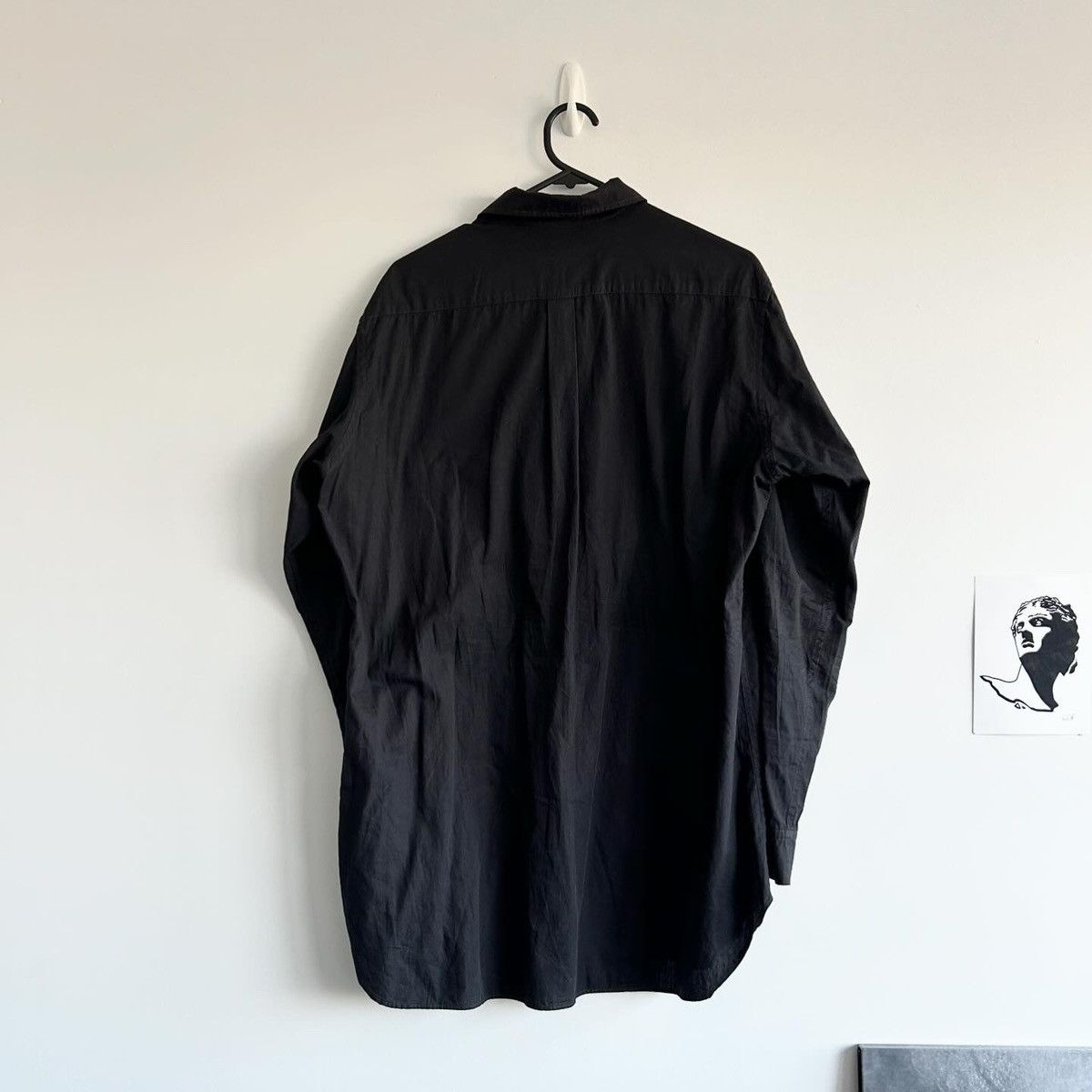 Yohji Yamamoto AW15 Object Dyed Hidden Placket Shirt | Grailed
