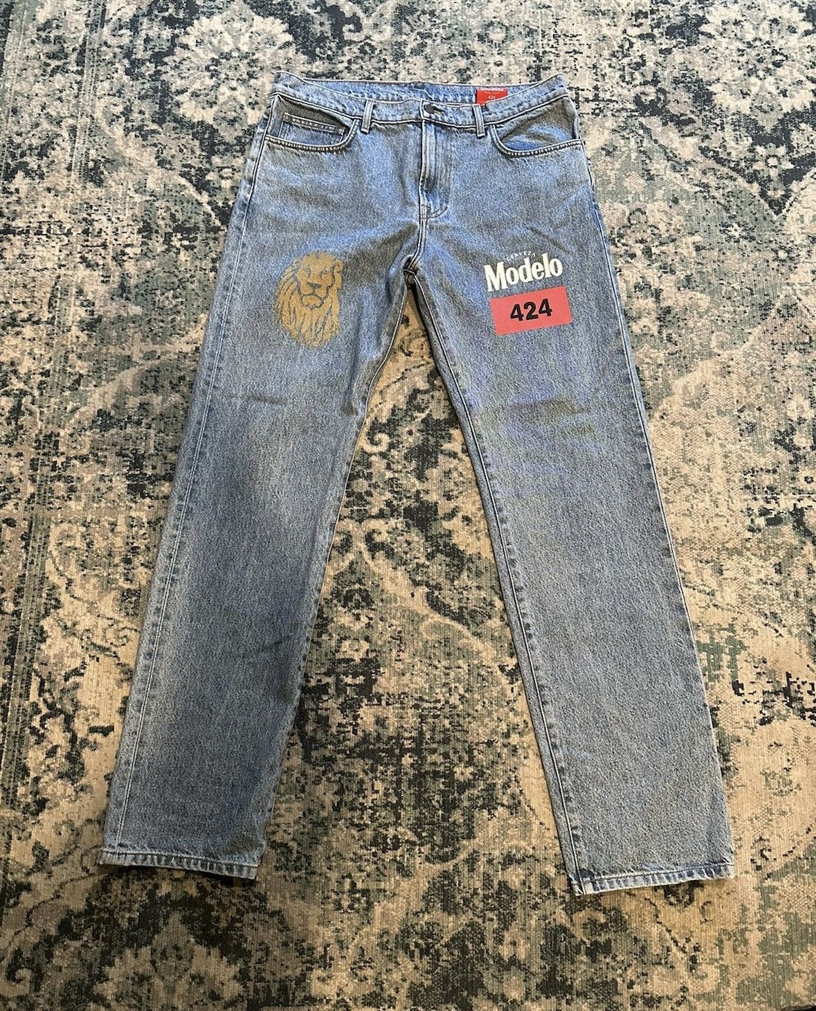 424 424 x modelo jeans | Grailed