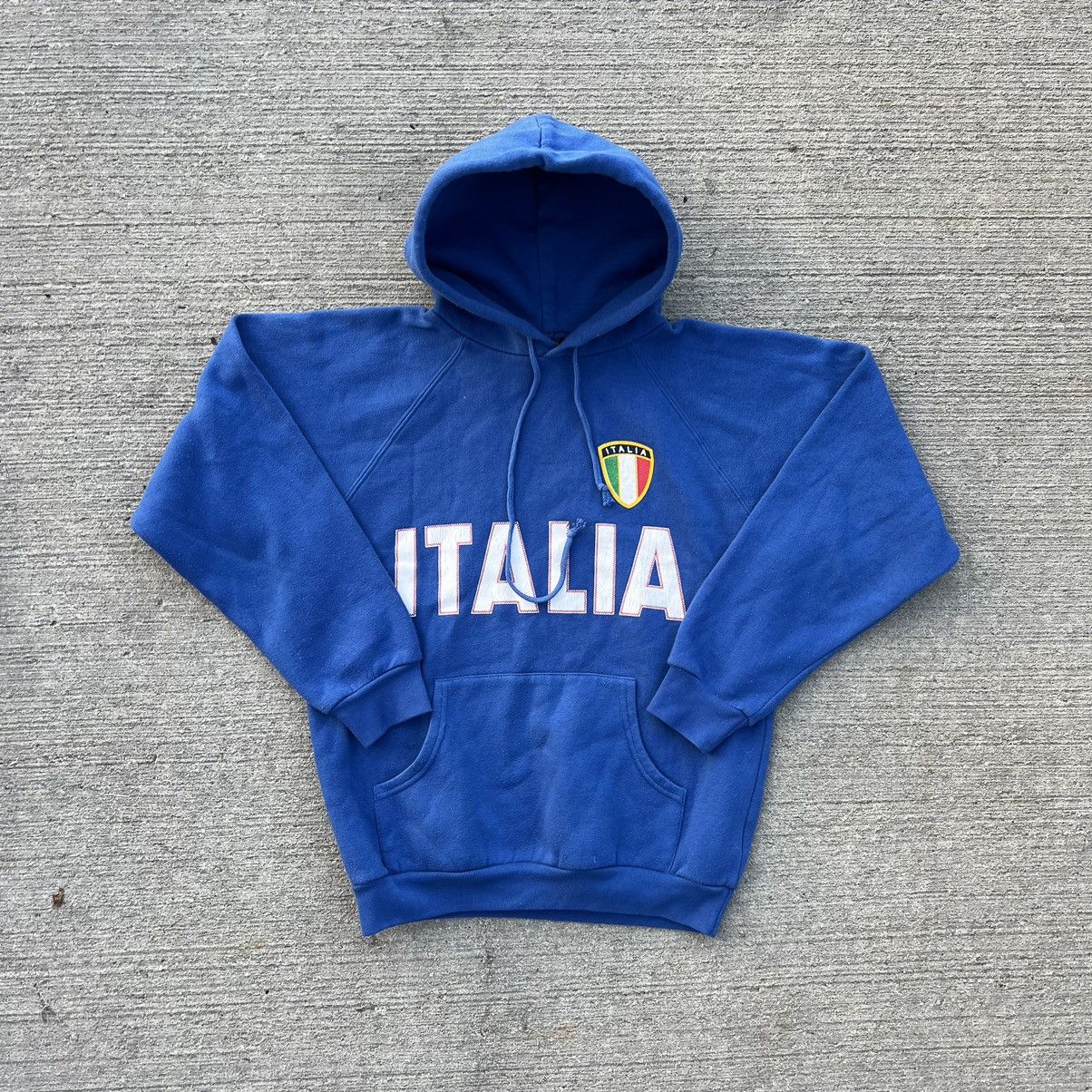 Kappa × Soccer Jersey × Vintage VINTAGE 90S ITALIA HOODIE BIGLOGO | Grailed