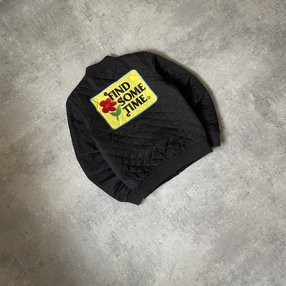 Golf Wang × Tyler The Creator Golf Wang Black Quilted " Find Some Time ...