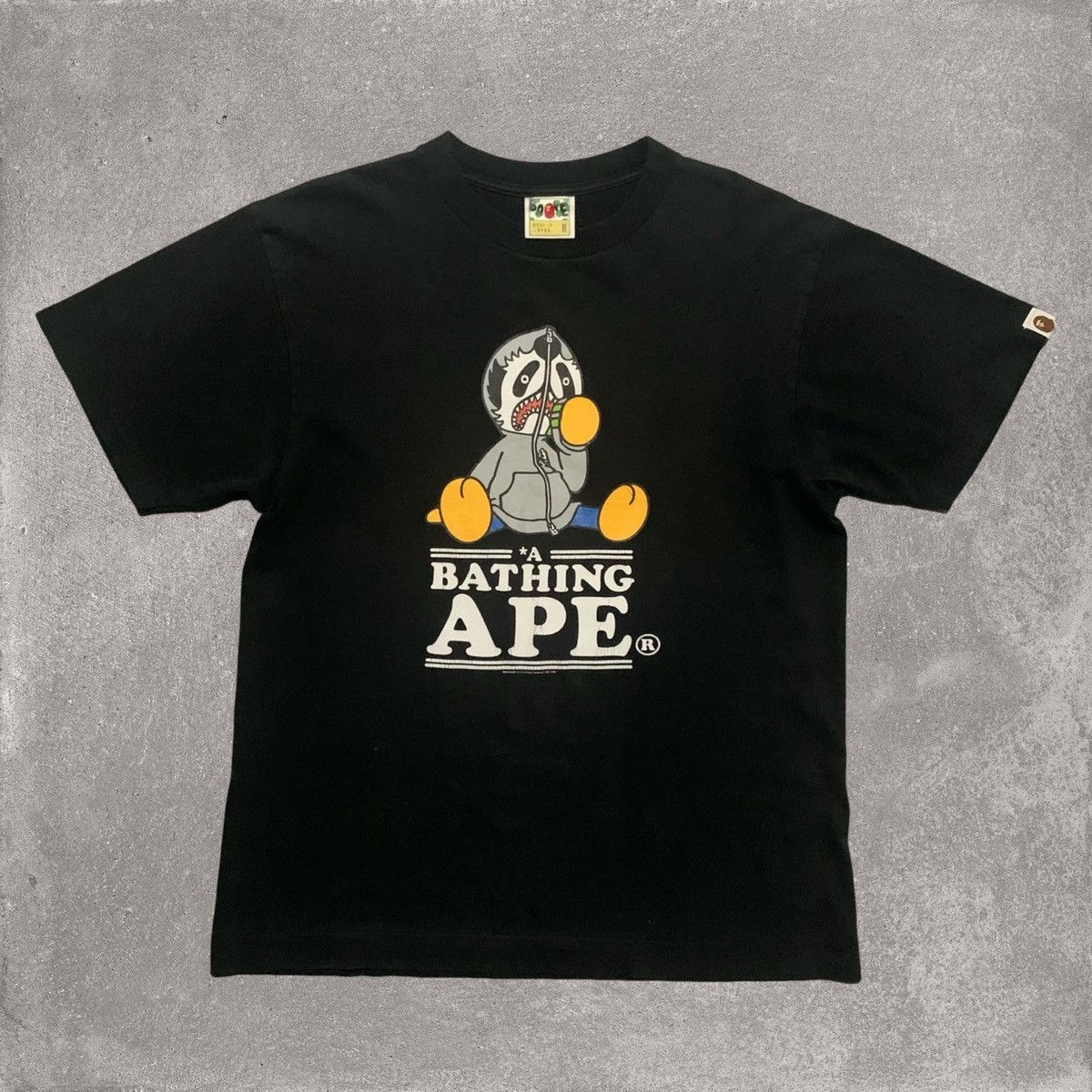 Bape Bape Medium Baby Milo A Bathing Ape Black Tee 2008 | Grailed