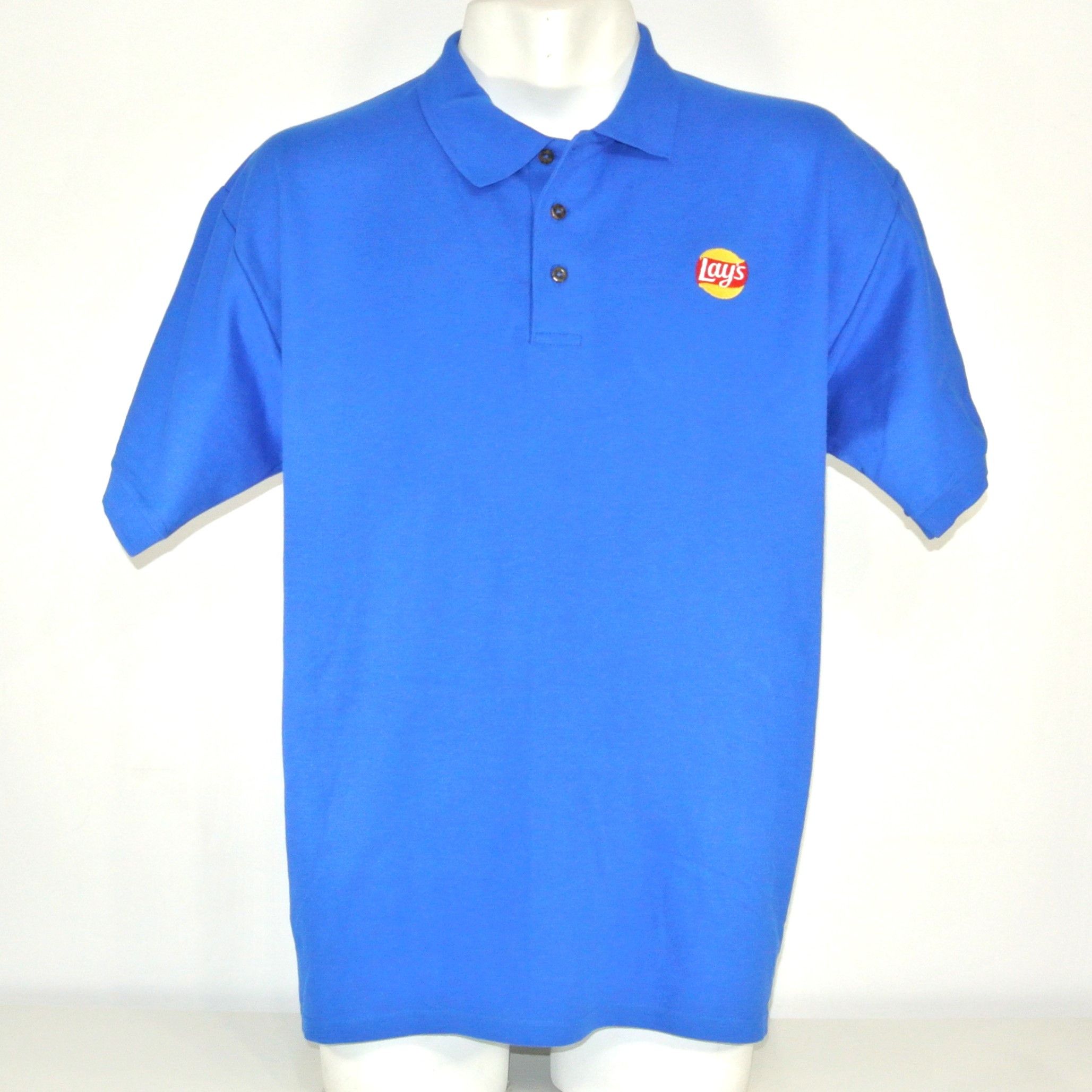 Other LAY'S Chips Frito-Lay Employee Uniform Blue Polo Shirt NEW | Grailed