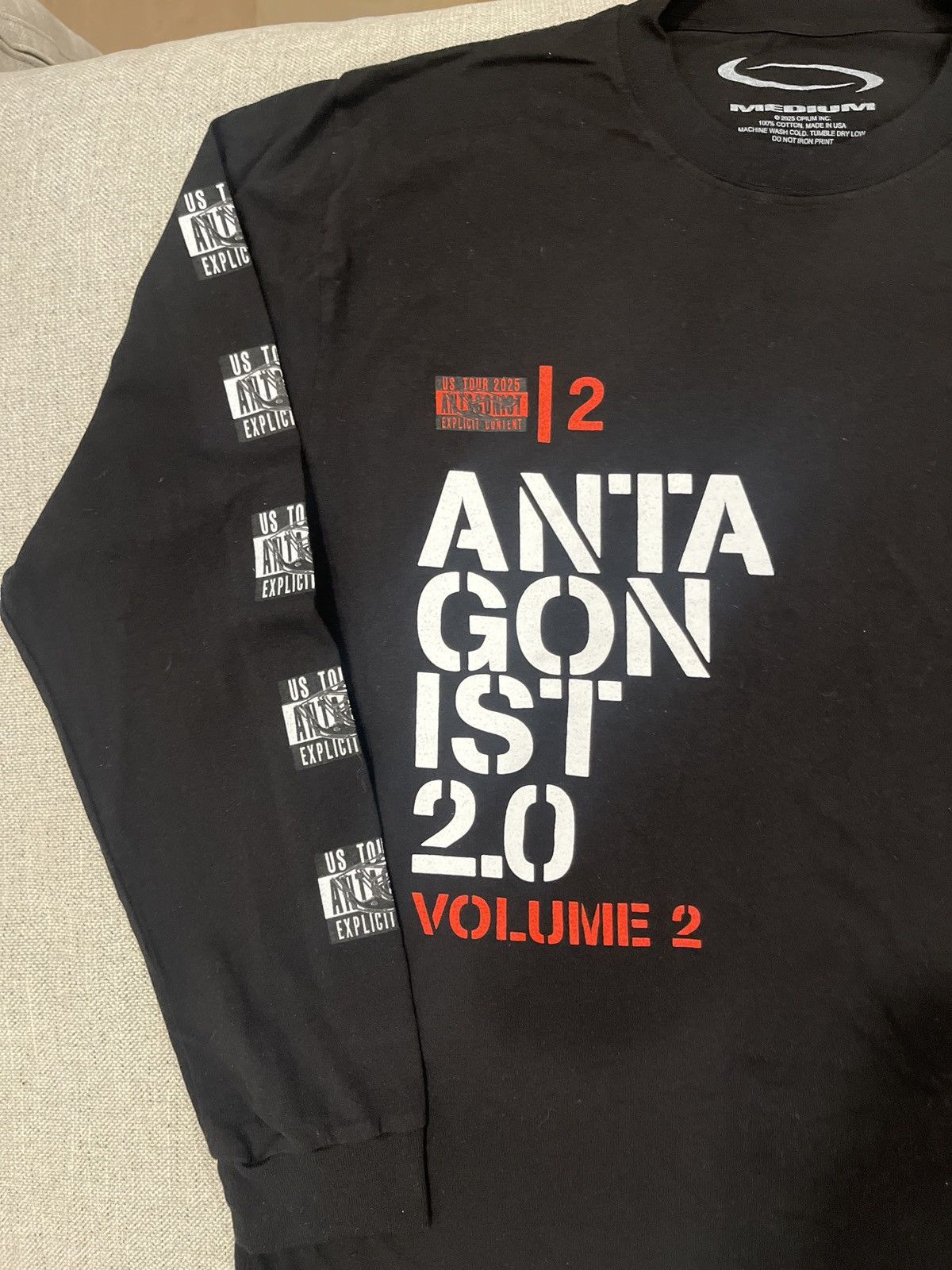 Other Playboi carti antagonist 2.0 tour long sleeve merch | Grailed