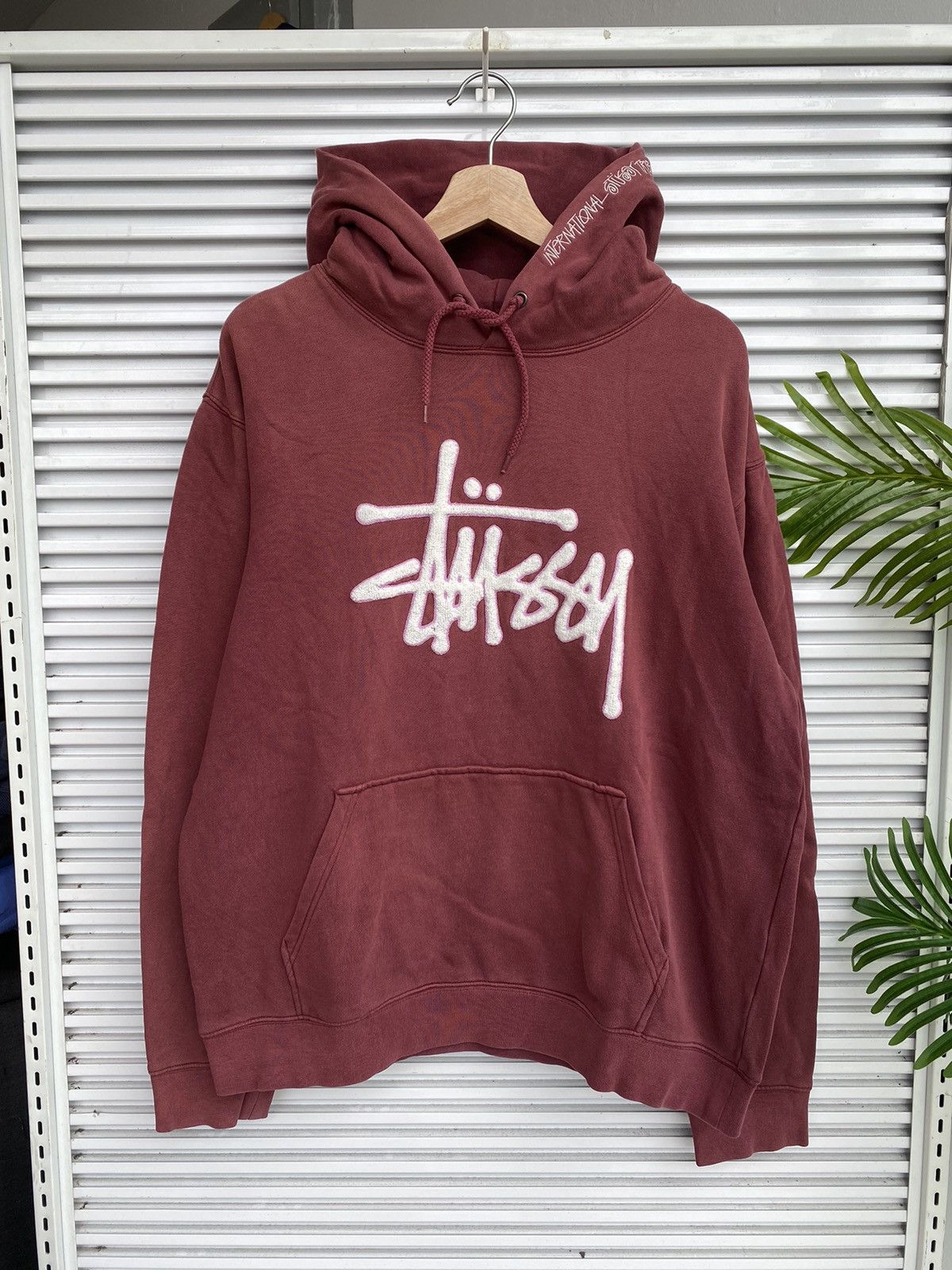 Streetwear × Stussy × Vintage OG Vintage Stussy Fleece Logo Hoodies / Travis Flacko Scott | Grailed