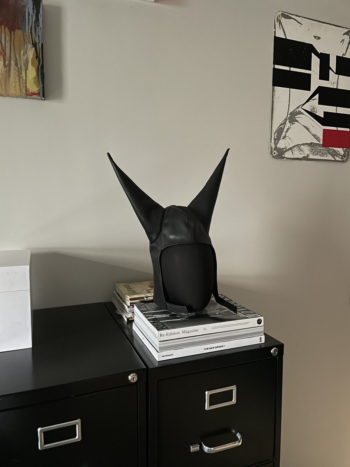 Anonymous Club × Hood By Air Shayne Oliver Leather Dunce Cap | Grailed